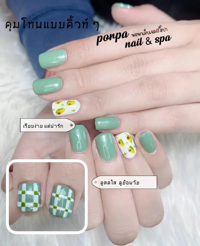 ไอเดียเล็บเจล | แกลเลอรีที่โพสต์โดย Nan Thitaporn | Lemon8