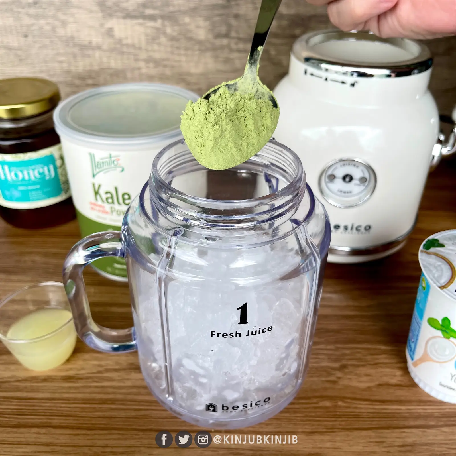 แจกสูตรน้ำเคลปั่นอร่อยๆ | แกลเลอรีที่โพสต์โดย kinjubkinjib | Lemon8