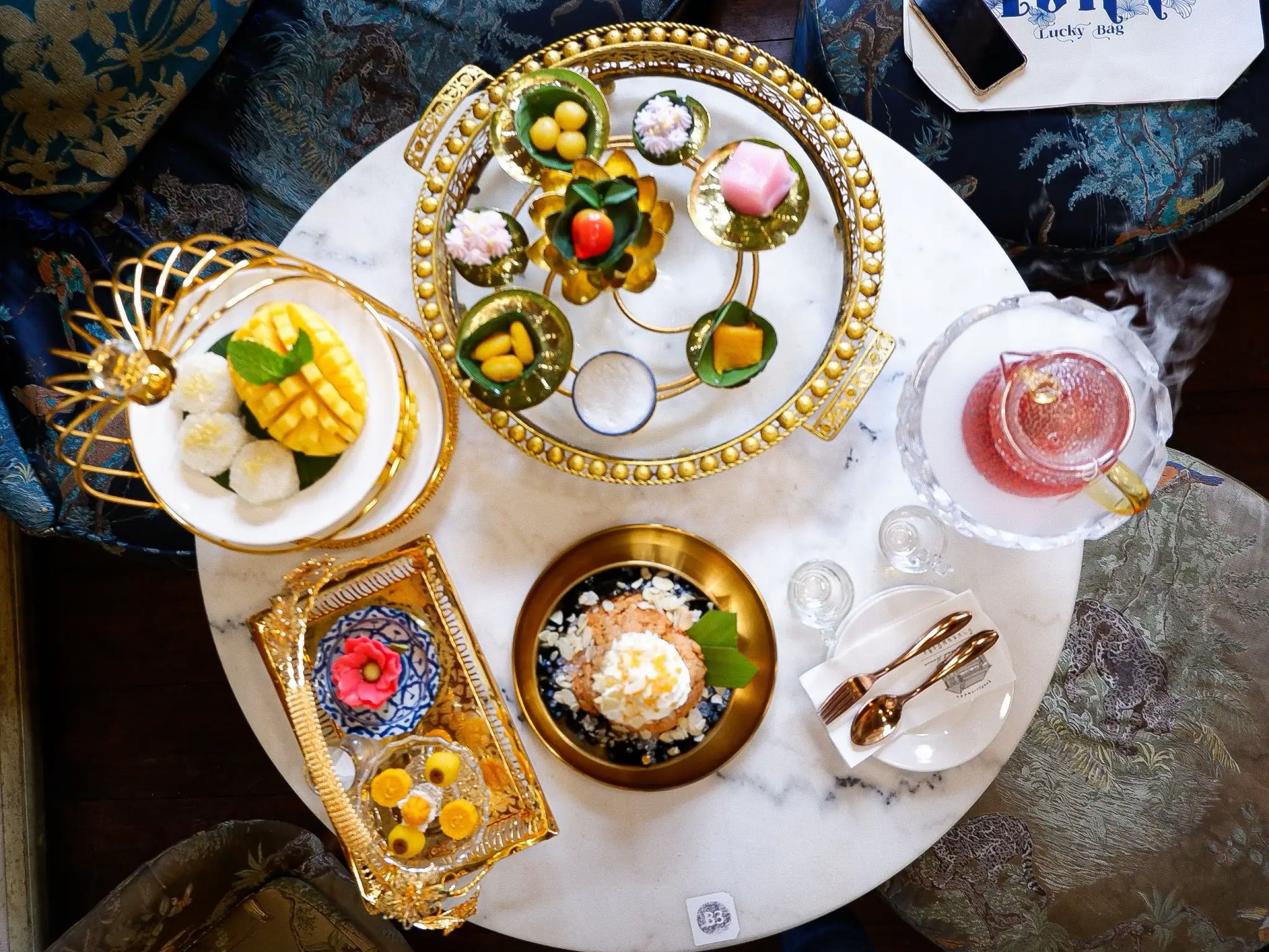 "Gingerbread House" 🏡 Thai Style Cafe Row of Swing Poles | Gallery ...