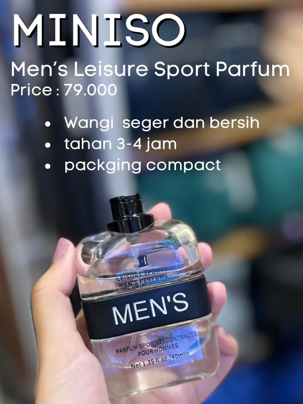 PARFUM LAKI LAKI DI MINISO TER-WANGI | Galeri diposting oleh Ramonda ...