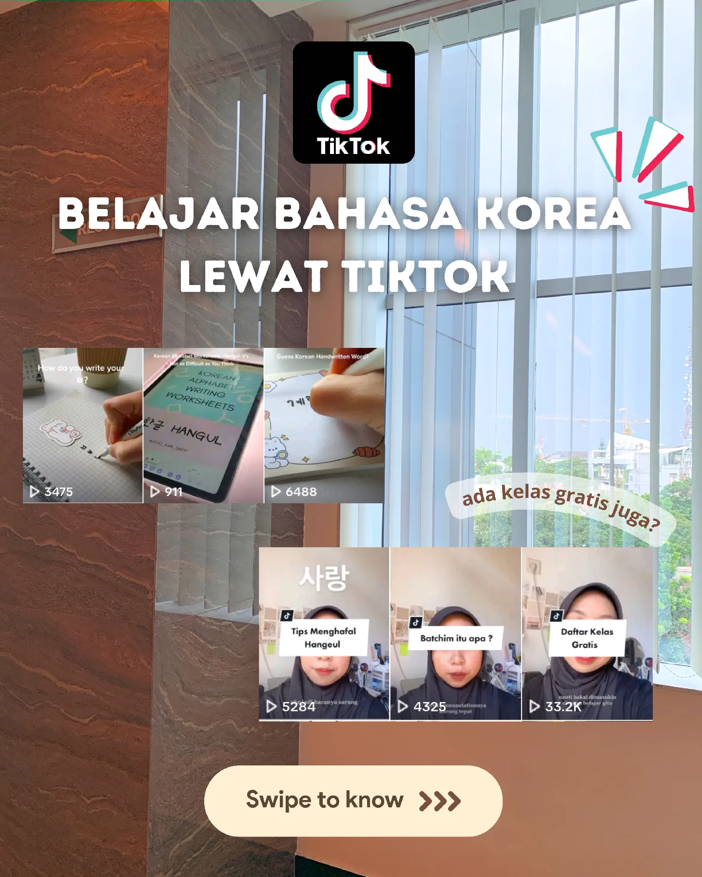 BELAJAR BAHASA KOREA LEWAT TIKTOK DISINI! | Galeri diposting oleh Hwa n Seoul | Lemon8