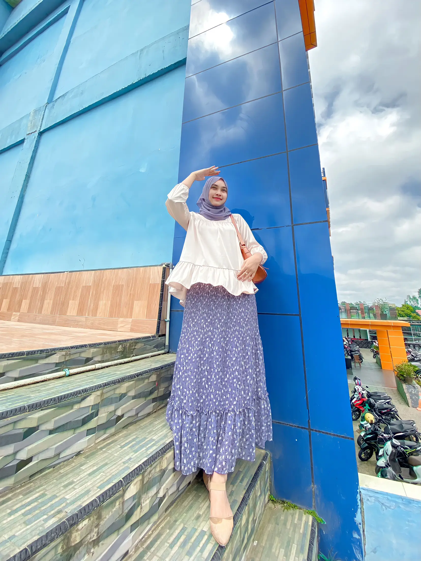 Ootd kampus warna purple | Galeri diposting oleh baby afa | Lemon8