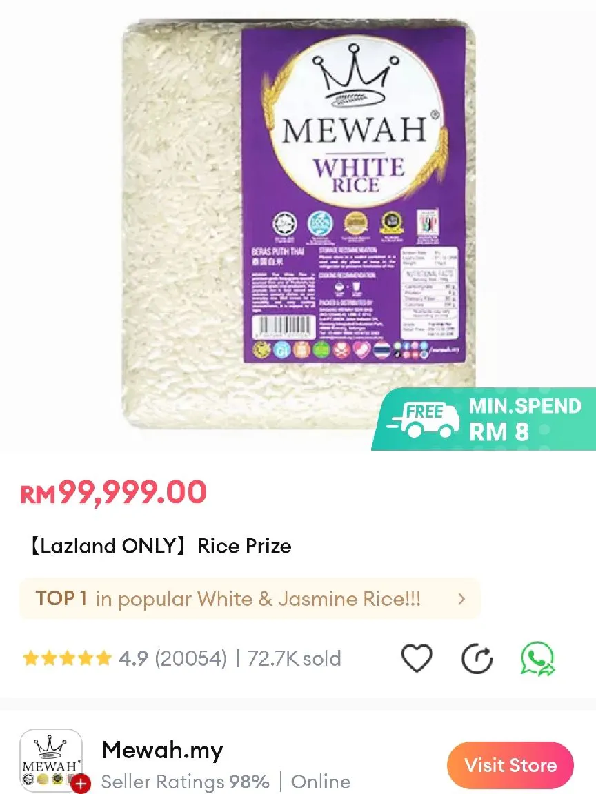 Lazland: Water 💦 The Plant To Get Free Rice | Galeri disiarkan oleh ...