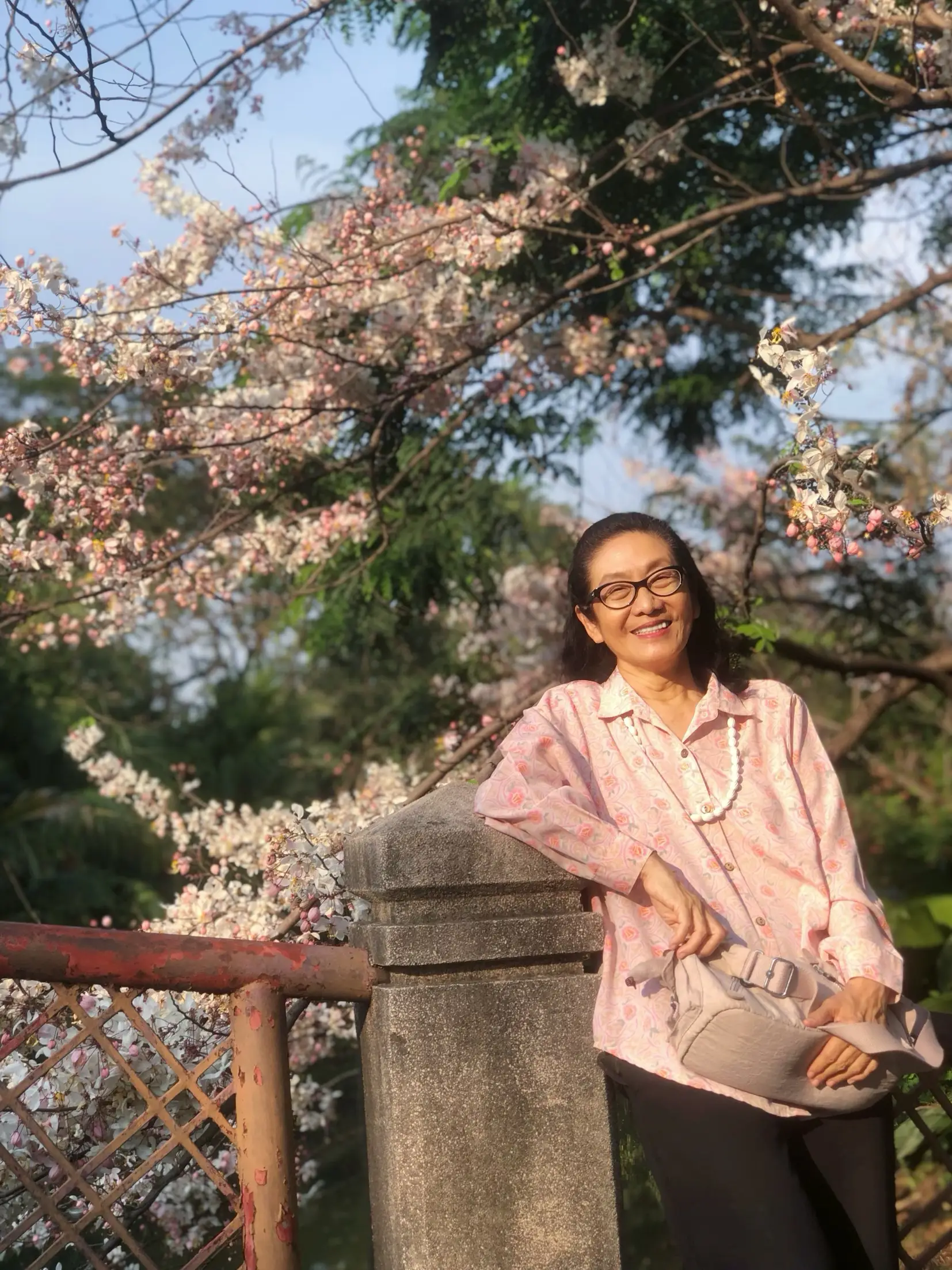กรุงเทพฯ ฟีลญี่ปุ่น🌸 ชมพูสะพรั่งที่สะพานสวนสมเด็จ | แกลเลอรีที่โพสต์โดย Meixing | Lemon8