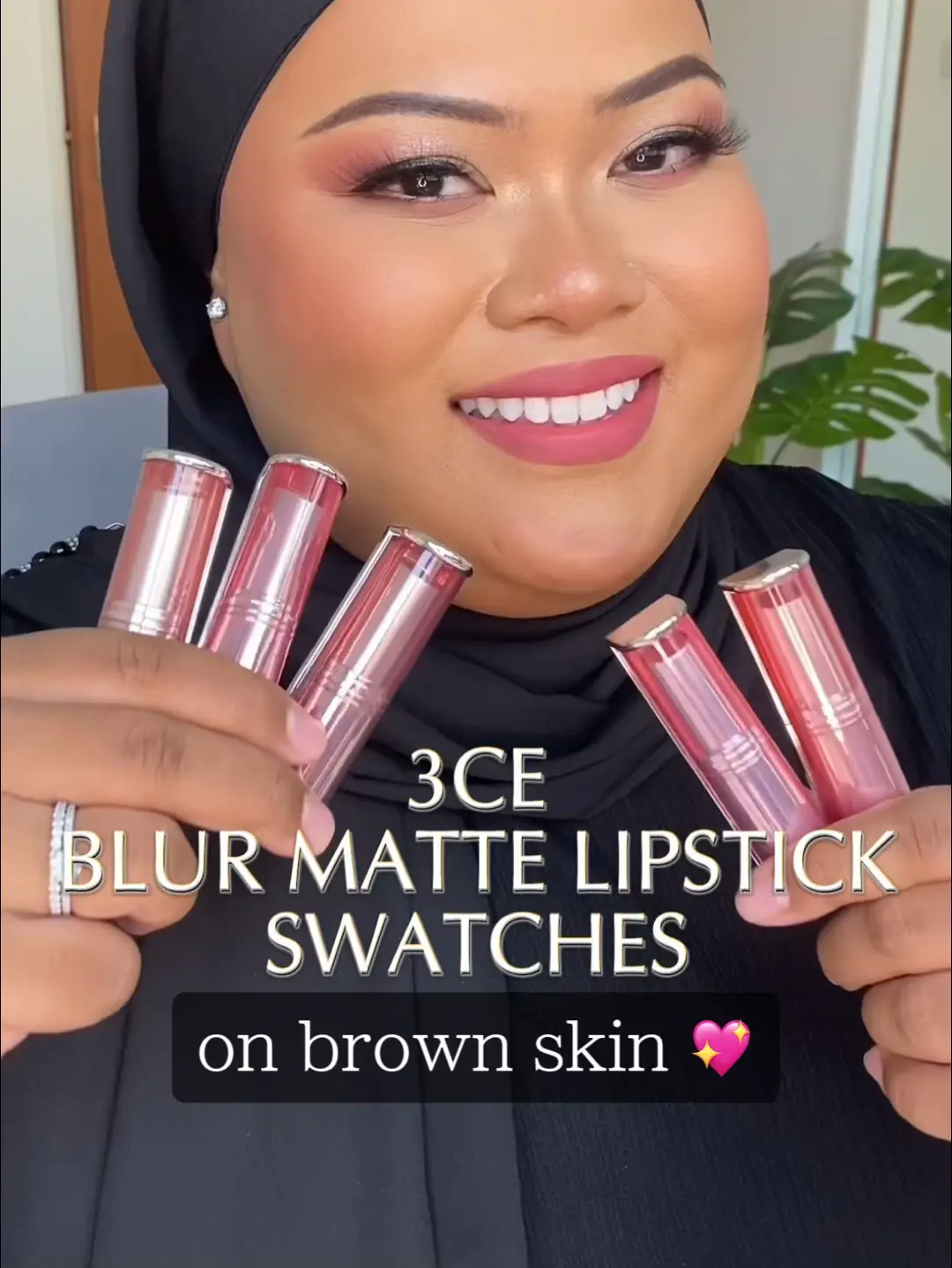 3CE BLUR MATTE LIPSTICKS ON BROWN SKIN 💖 | วิดีโอที่เผยแพร่โดย ...