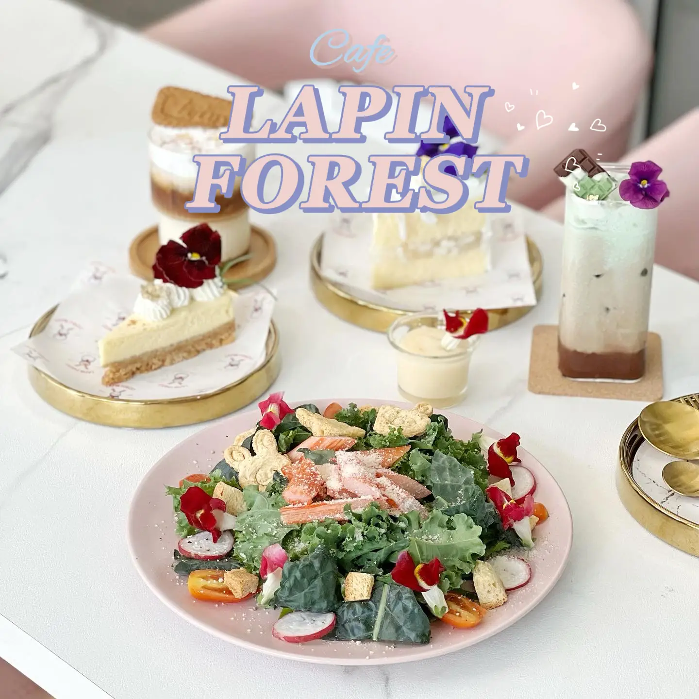 Lapin Forest คาเฟ่เปิดใหม่ ย่านสายไหมจ้า.. | แกลเลอรีที่โพสต์โดย Eatviewgo | Lemon8