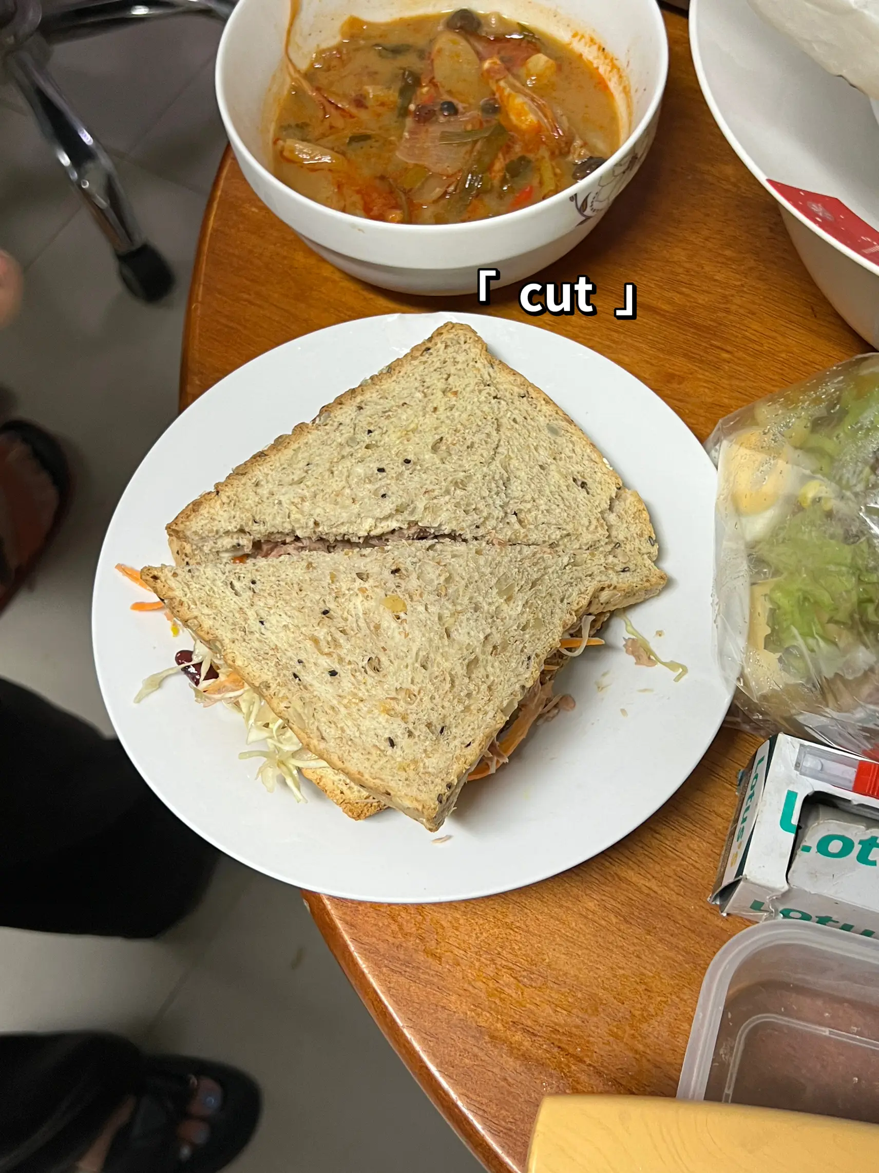 แซนวิชโปรตีนสูง 5 นาทีง่ายมาก | แกลเลอรีที่โพสต์โดย HDWM | Lemon8