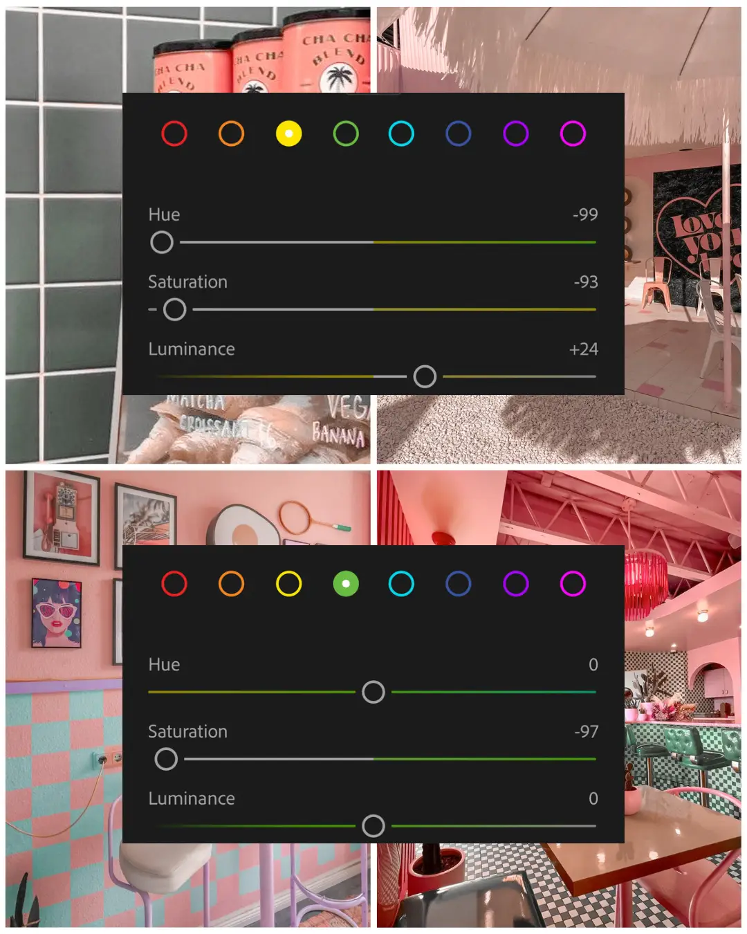 🌈 Lightroom Preset แนวคาเฟ่หวานๆ 💕 | แกลเลอรีที่โพสต์โดย Zine | Lemon8