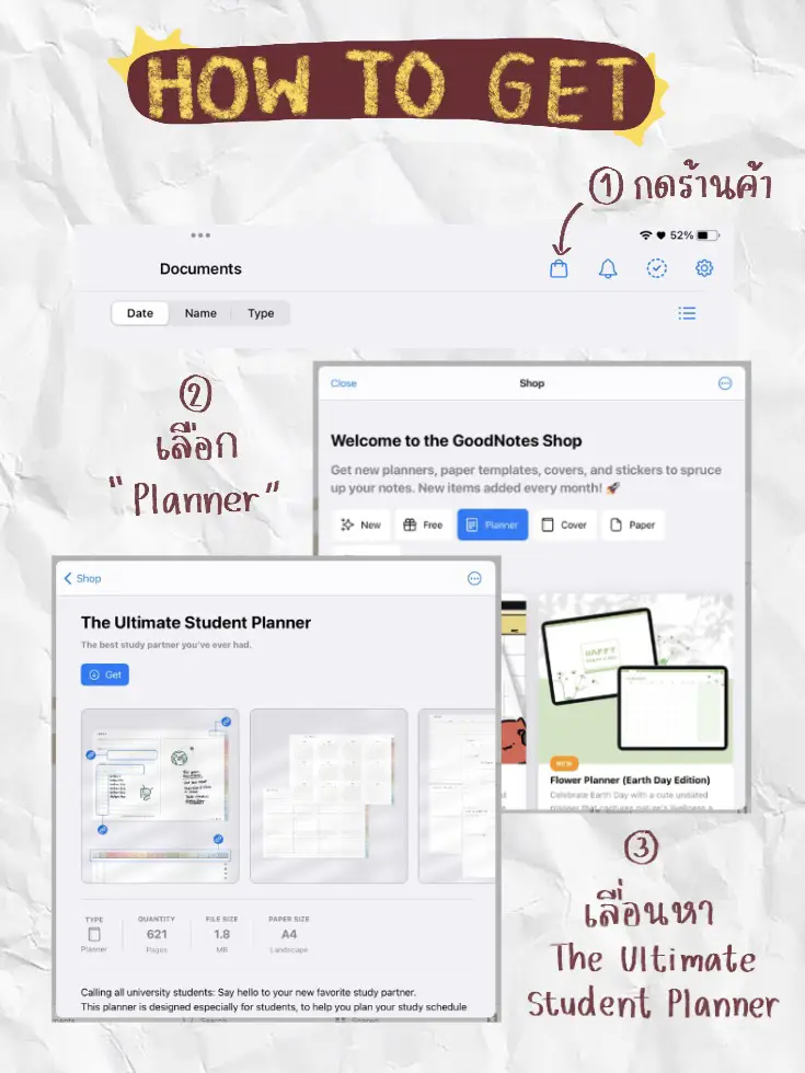 Planner 2023 ฟรี Goodnote - การค้นหาใน Lemon8