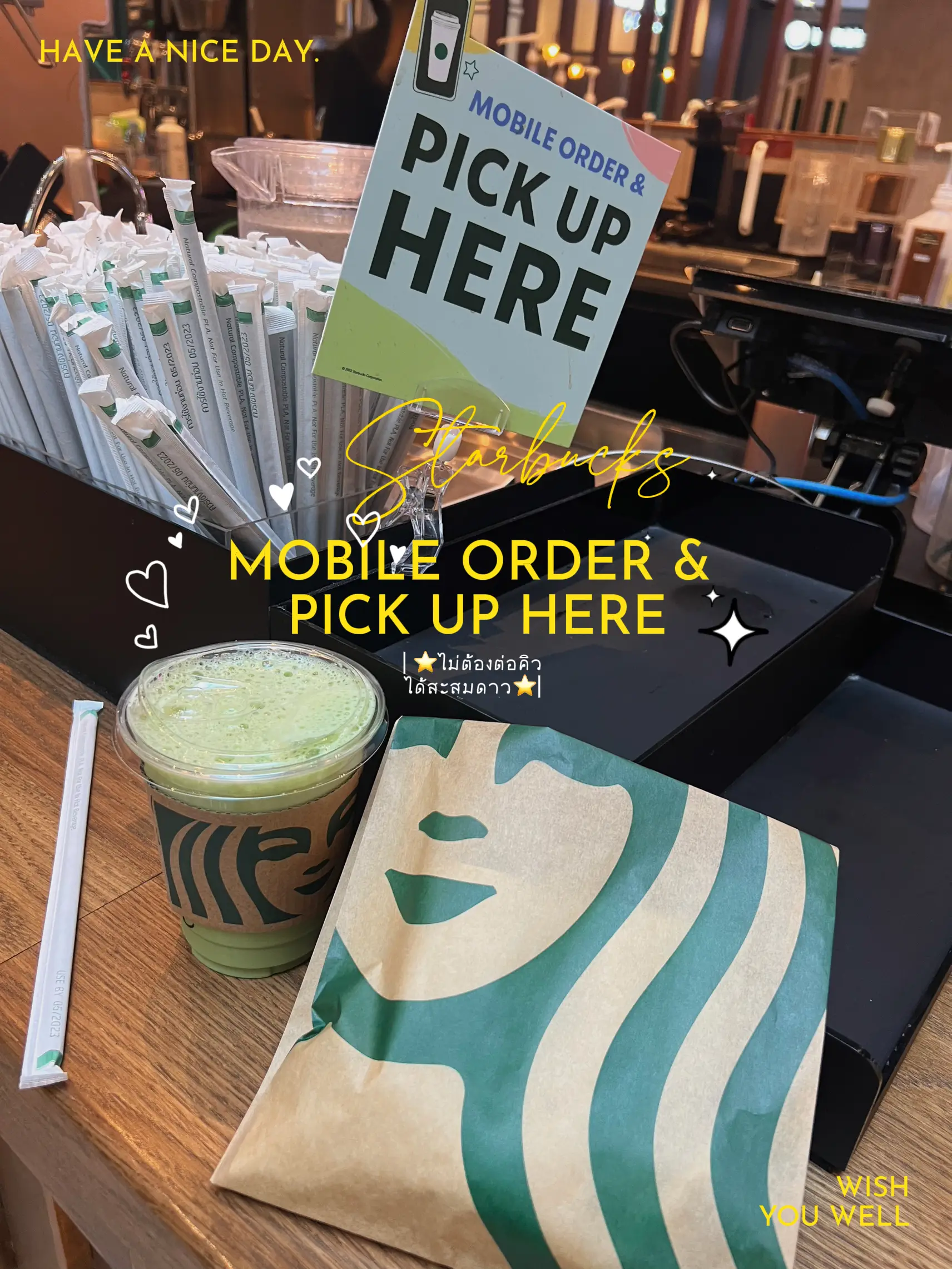 ☕️สั่ง Starbucks Mobile Order กันเถอะ 🍩 | แกลเลอรีที่โพสต์โดย Natt | Lemon8