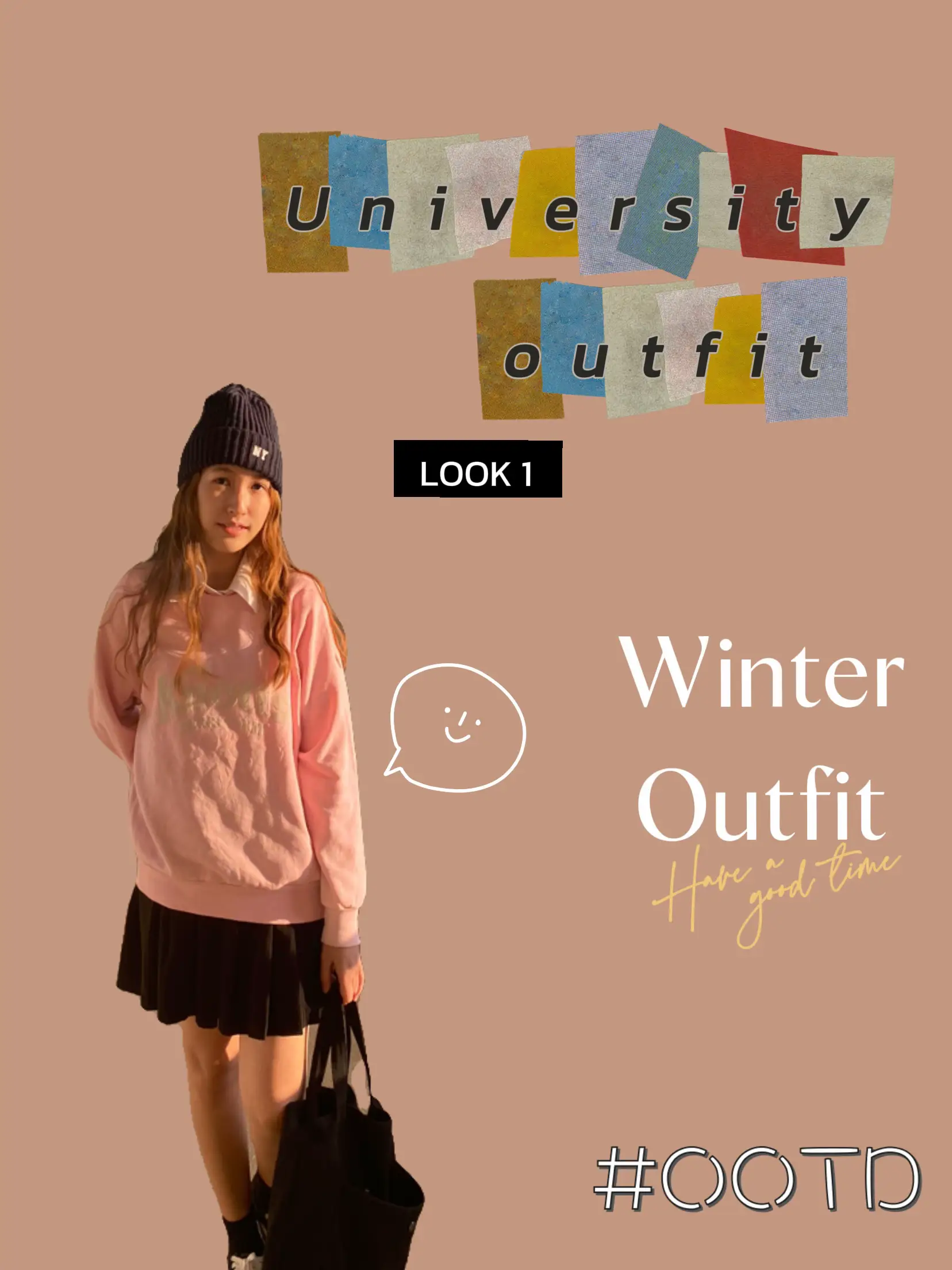University outfit : winter ️ | แกลเลอรีที่โพสต์โดย Evephany;) | Lemon8