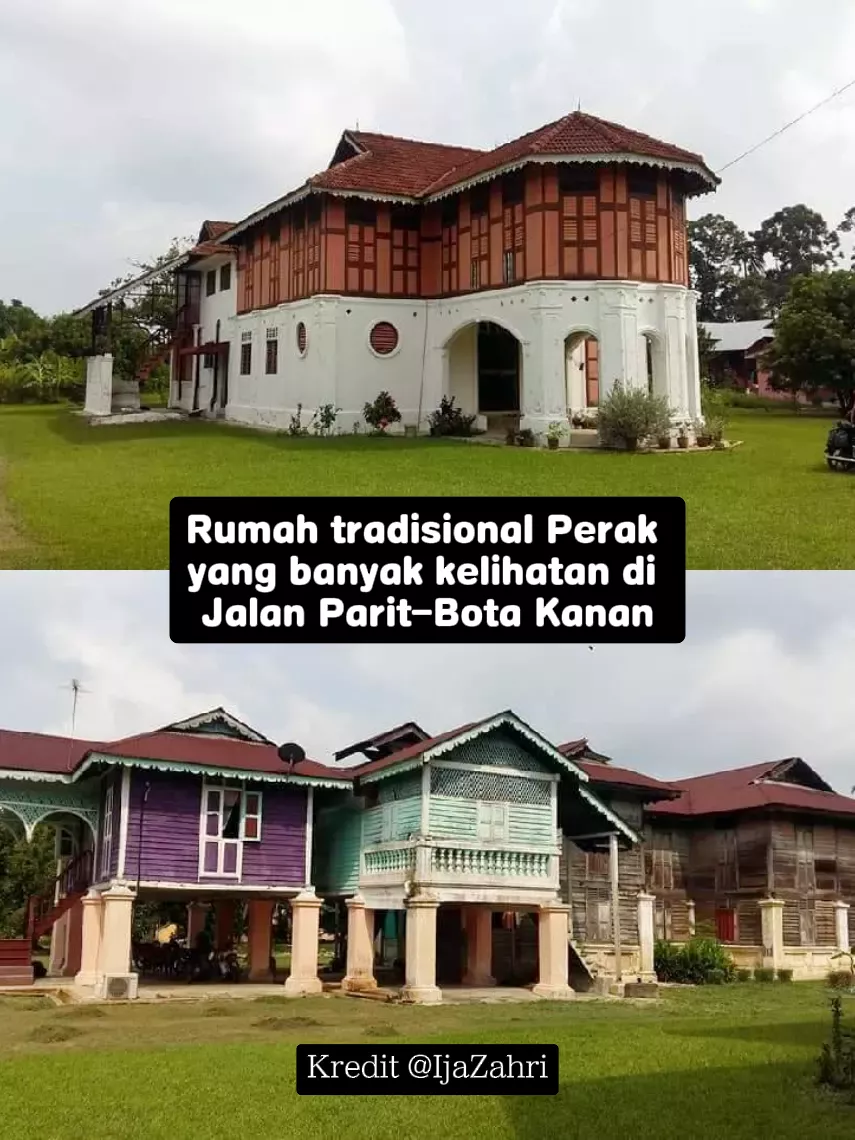 Rumah Kampung Melayu Perak di Jalan Bota-Parit 🇲🇾 | Galeri disiarkan ...
