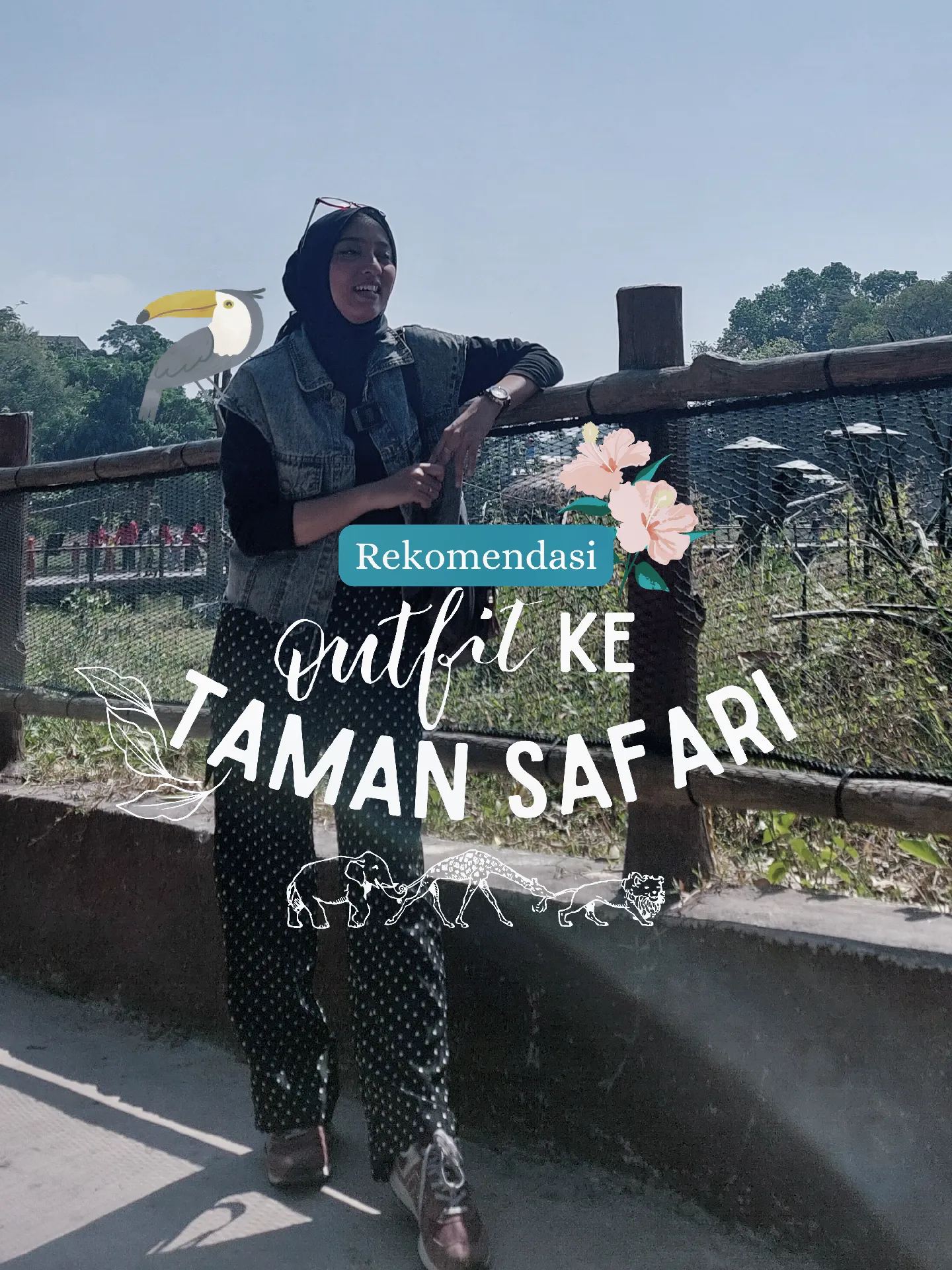 taman safari outfit idea | Galeri diposting oleh echa lasya | Lemon8