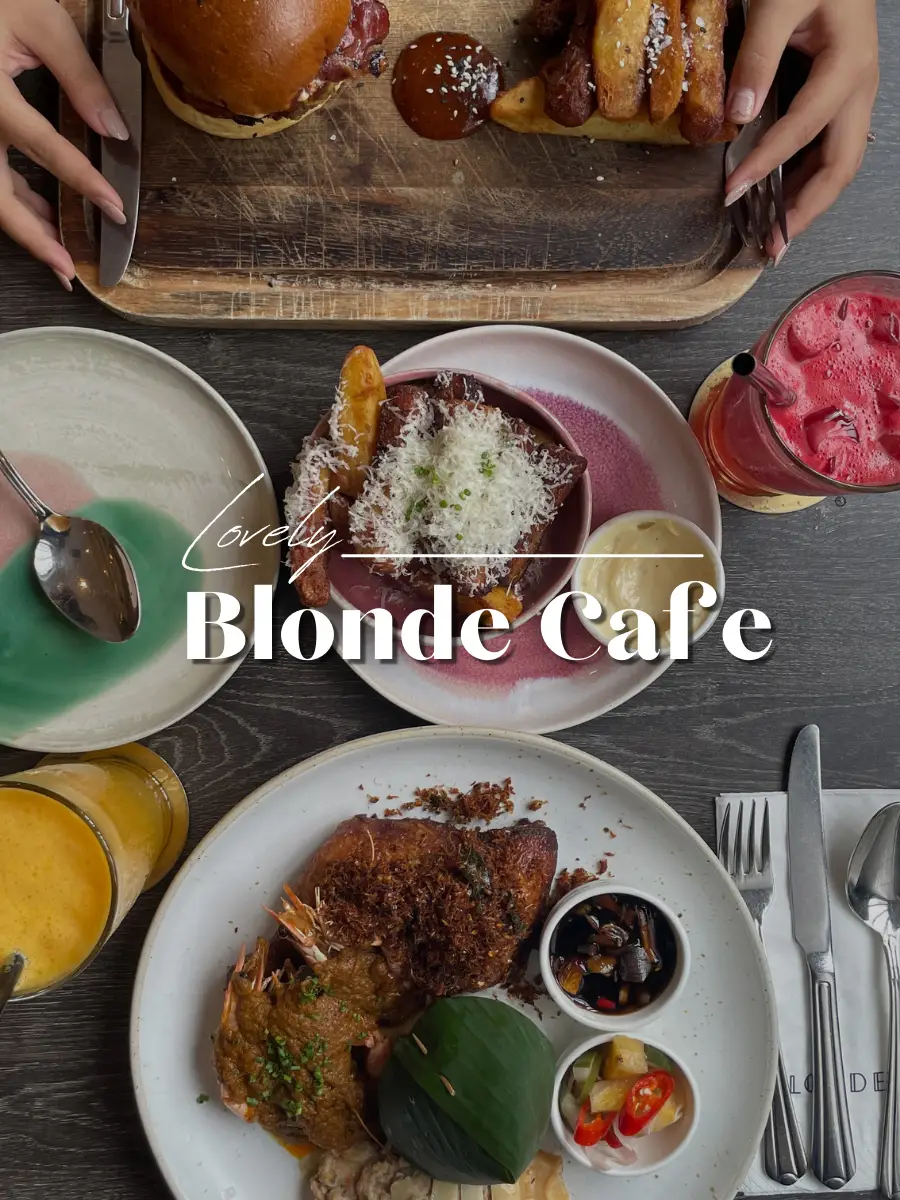 Lovely, Blonde Cafe. | แกลเลอรีที่โพสต์โดย fatyiha | Lemon8