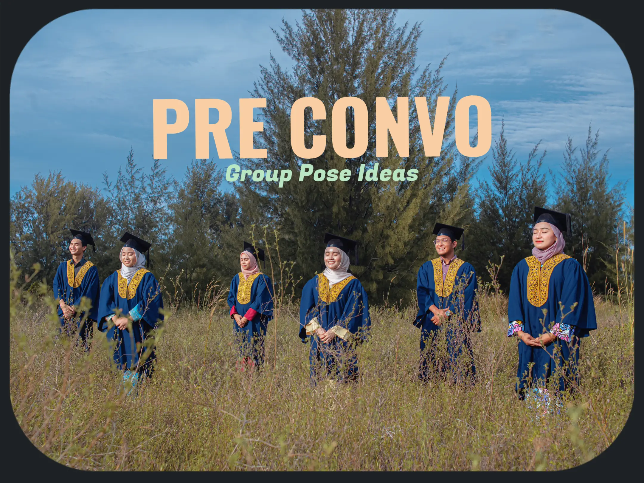 Group Pose Ideas For Pre Convo 🎓 | Galeri disiarkan oleh Yum Photograph | Lemon8