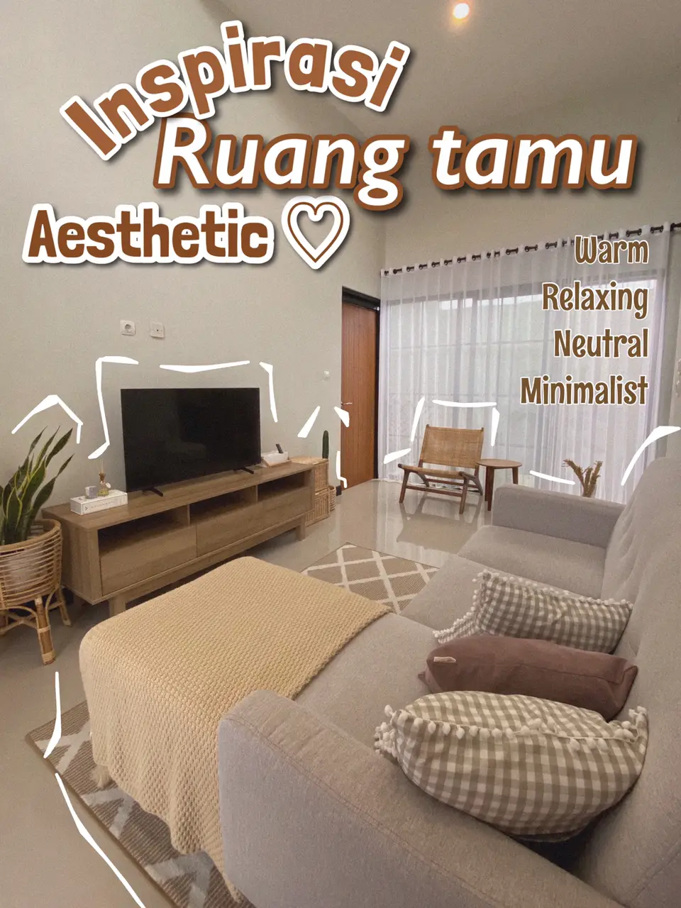 Ruang Tamu Aesthetic | Galeri diposting oleh casa.devita | Lemon8