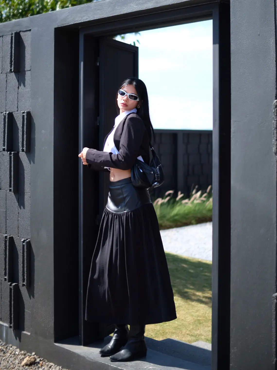 📌รวม9ลุค All Black OOTD สำหรับคนLoveสีดำ🖤 | แกลเลอรีที่โพสต์โดย ...