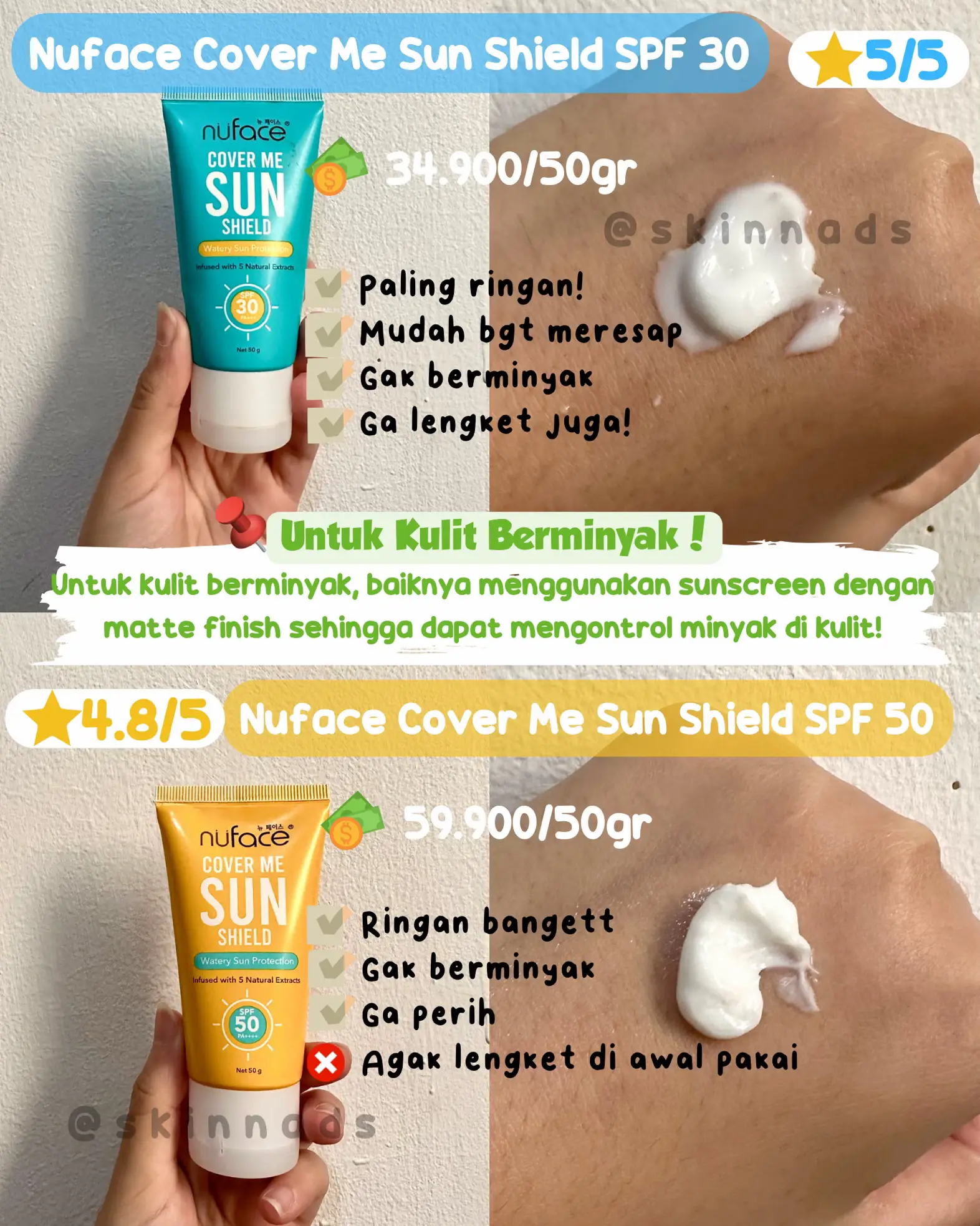 Koleksi sunscreen yang aku punya! 🌈 [part 2!] | Galeri diposting oleh ...