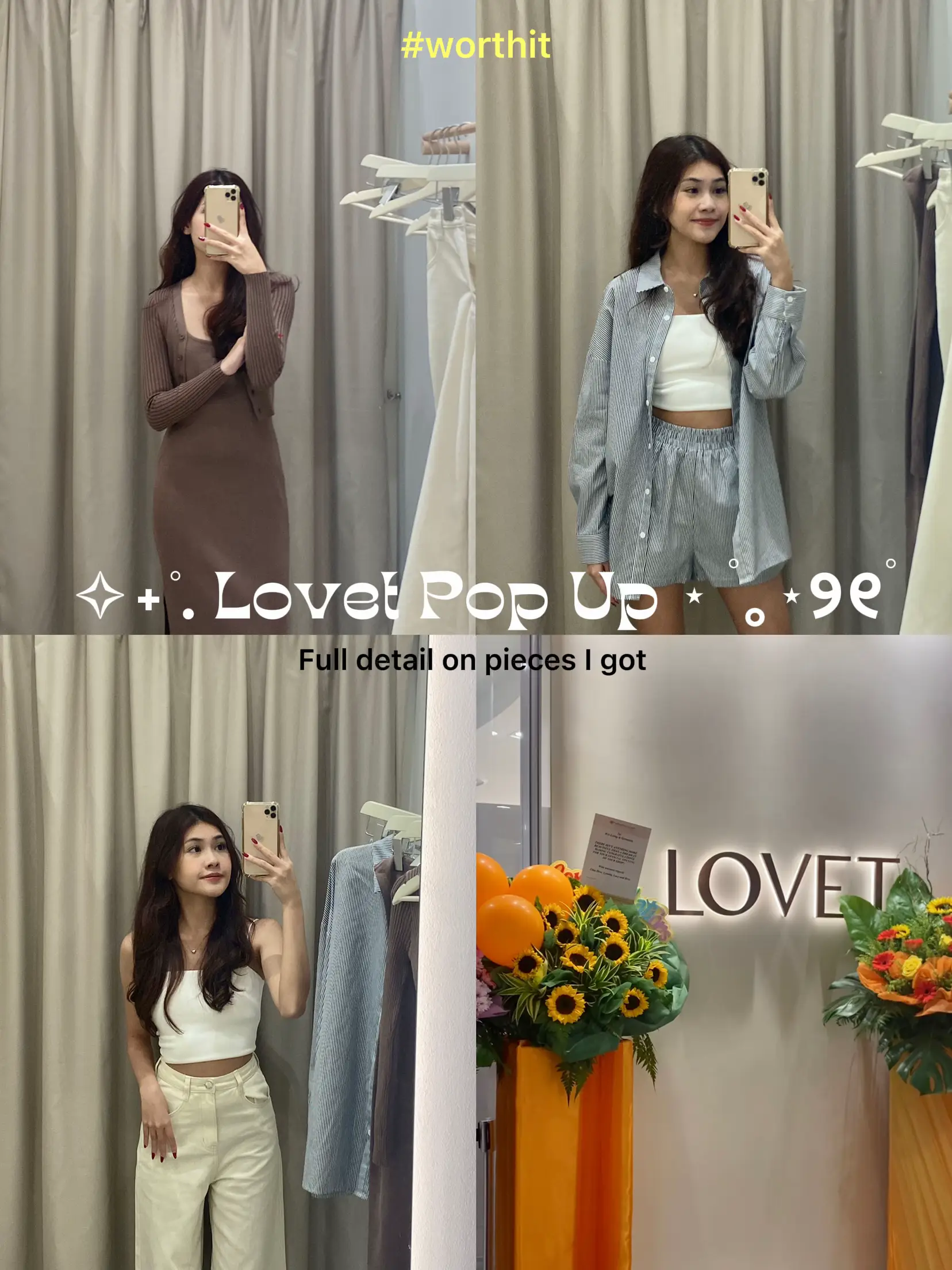 Lovet Pop up Store + What I got ⋆ ˚｡⋆୨୧˚ | Video published by Kat | Lemon8