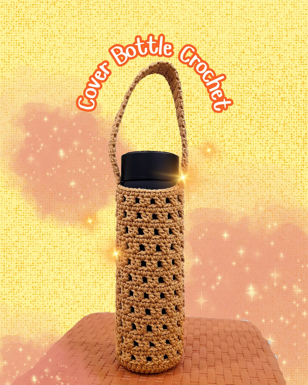 Tutorial Sarung Botol Rajut | Galeri diposting oleh Ice Ramayani | Lemon8