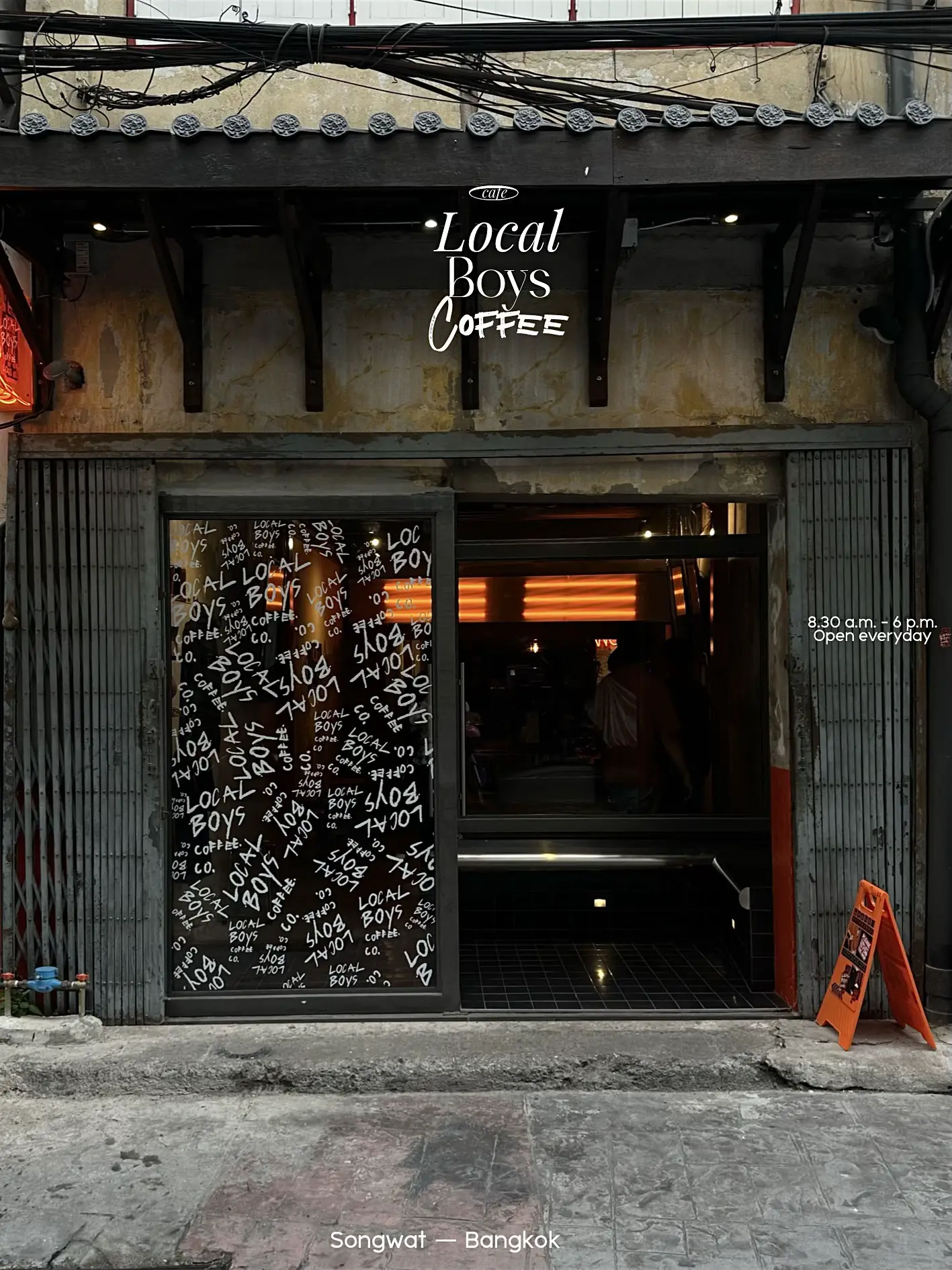 Cool Cafe Street Art Drawing Local Boys Coffee 🧑🏼‍🦰🛢️🦺💥 | Gallery ...