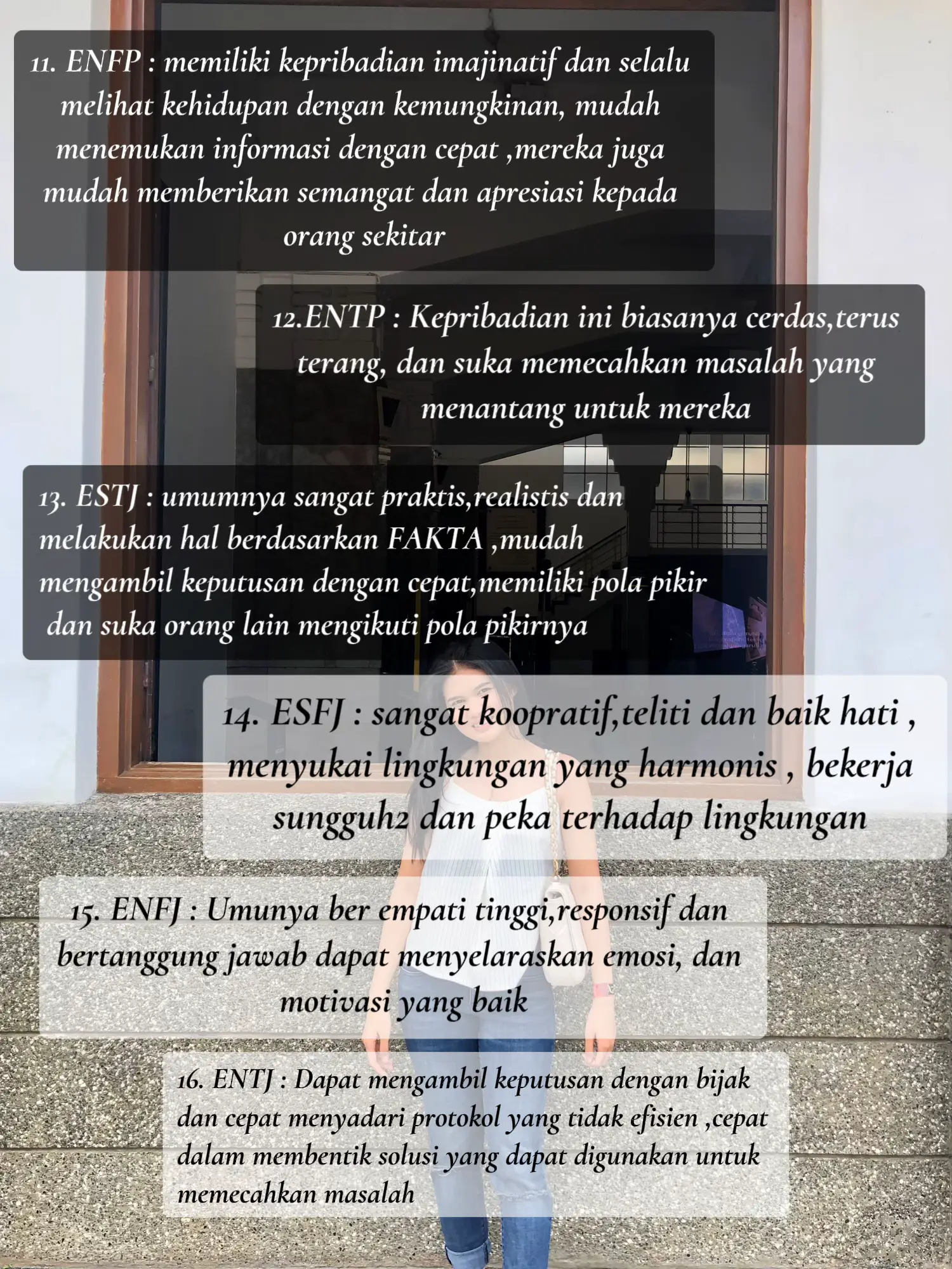 16 TIPE KEPRIBADIAN MENURUT MBTI | Galeri diposting oleh windi🤍 | Lemon8