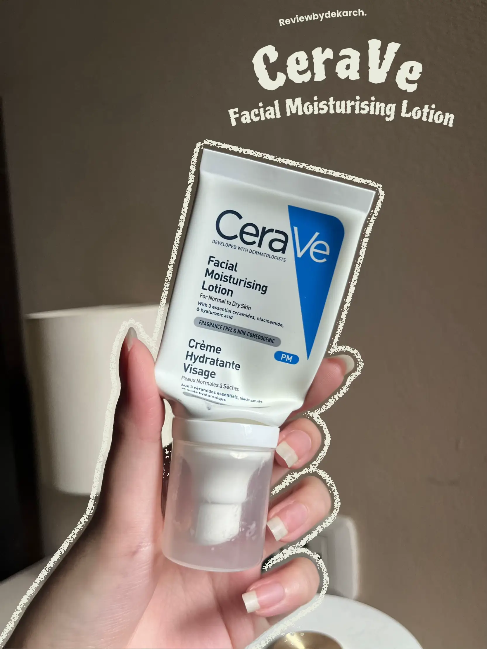 💙รีวิว CeraVe Facial Moisturizing Lotion🧴 | แกลเลอรีที่โพสต์โดย Dekarch | Lemon8
