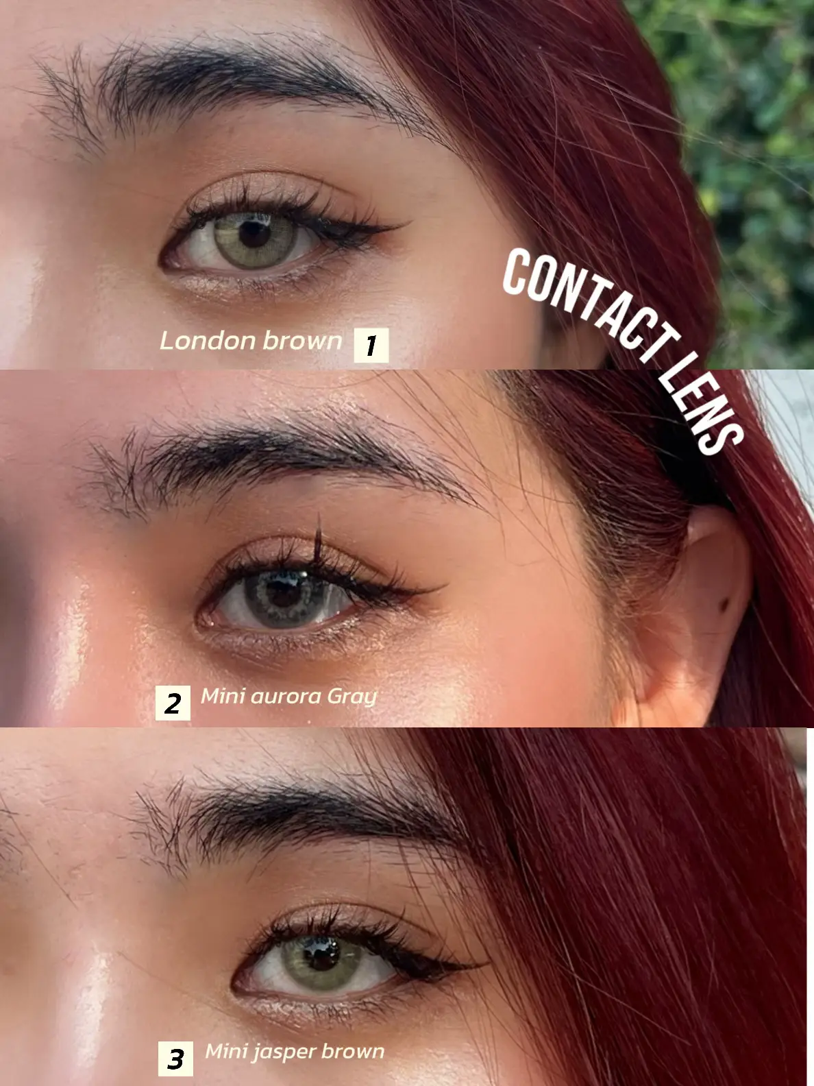 คอนแทคเลนส์ เปลี่ยนลุค🔥 | แกลเลอรีที่โพสต์โดย Annswer00 | Lemon8