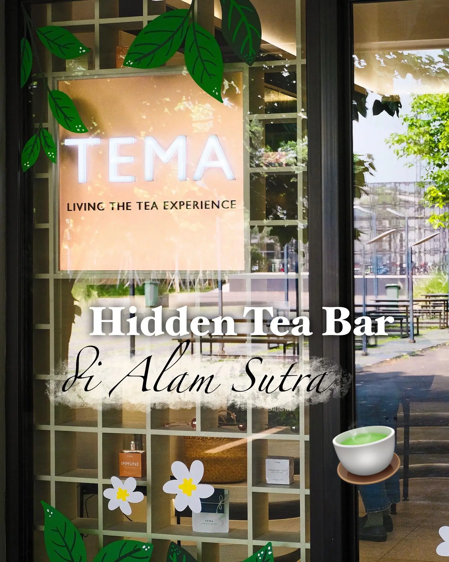 Hidden tea bar di Alam Sutera, @tema_id 🌸 | Galeri diposting oleh ...