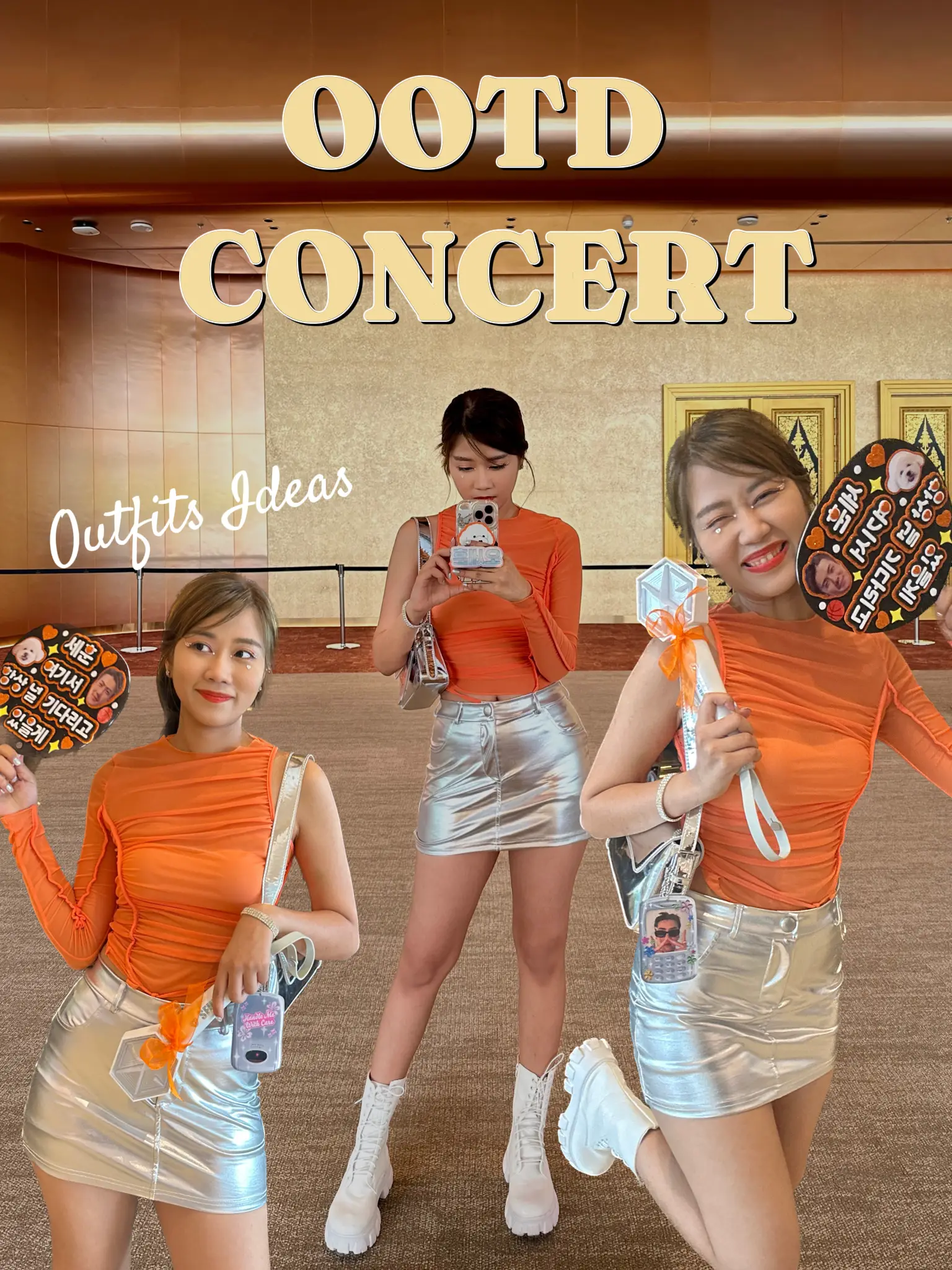 OOTD ไปคอนเสิร์ต ธีมส้มรักพ่อ🧡🤭 | Gallery posted by mook🧁 | Lemon8