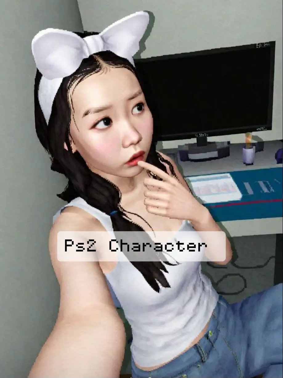 พาทำ ps2 character ที่ฮิตในtt 🎮 | แกลเลอรีที่โพสต์โดย naen’s room | Lemon8