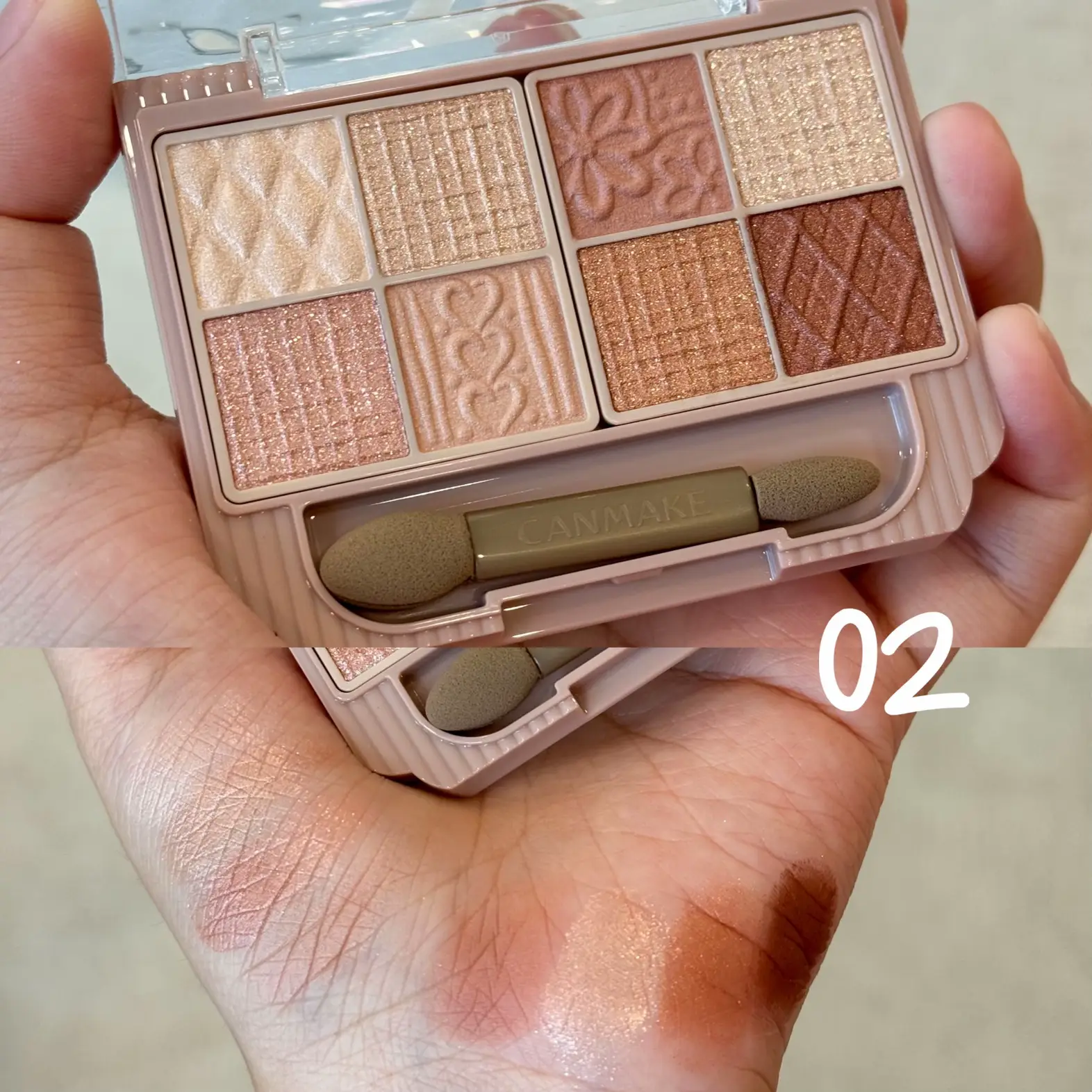 พาเลตใหม่ ดือมาก! CANMAKE Petit Palette Eyes | แกลเลอรีที่โพสต์โดย Kaew Hattaya | Lemon8