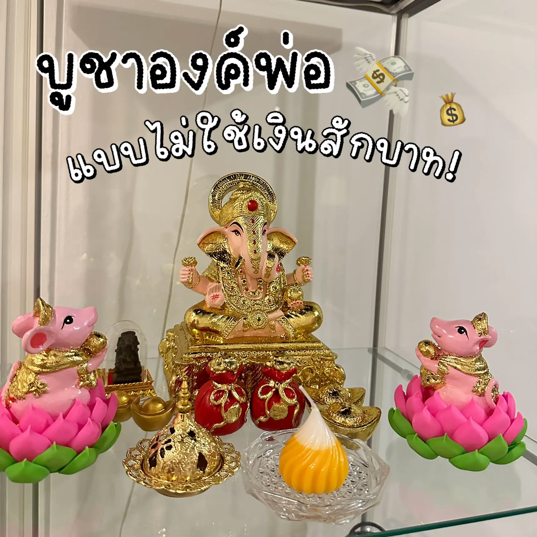 บูชาองค์พ่อพระพิฆเนศ ไม่ใช้เงินตัวเองสักบาท😦⁉️ | แกลเลอรีที่โพสต์โดย ...