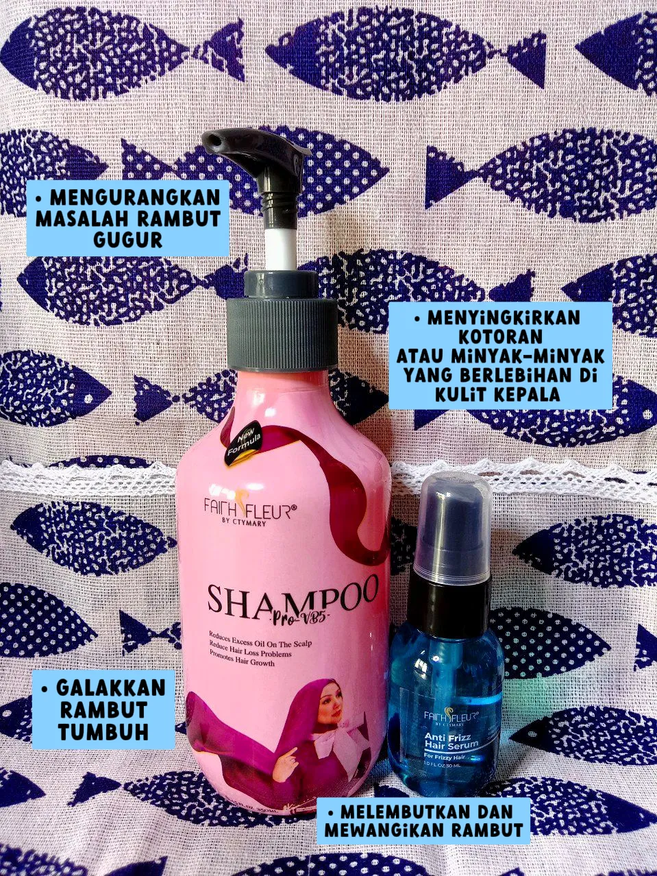 shampoo dan serum rambut gugur | Galeri disiarkan oleh Nur Hidayah | Lemon8