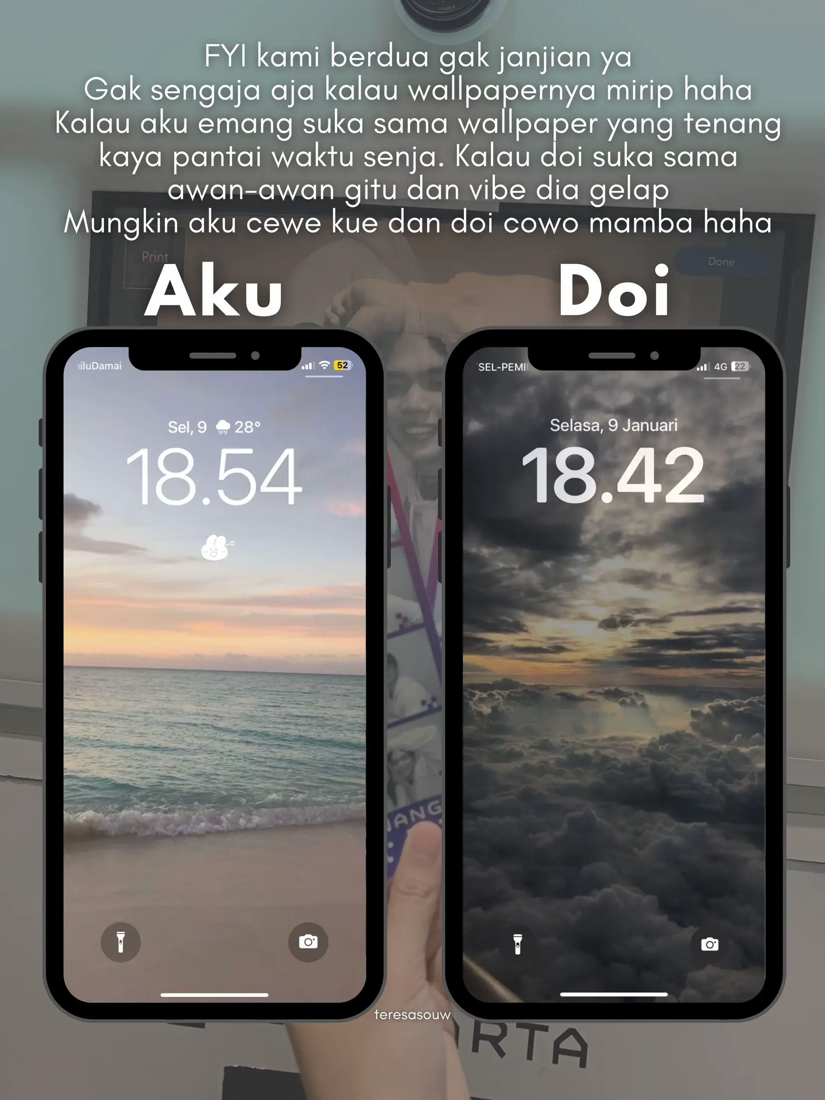 ADU WALLPAPER SAMA DOI😎 SUKA YANG MANA NIH🤪 | Galeri diposting oleh ...