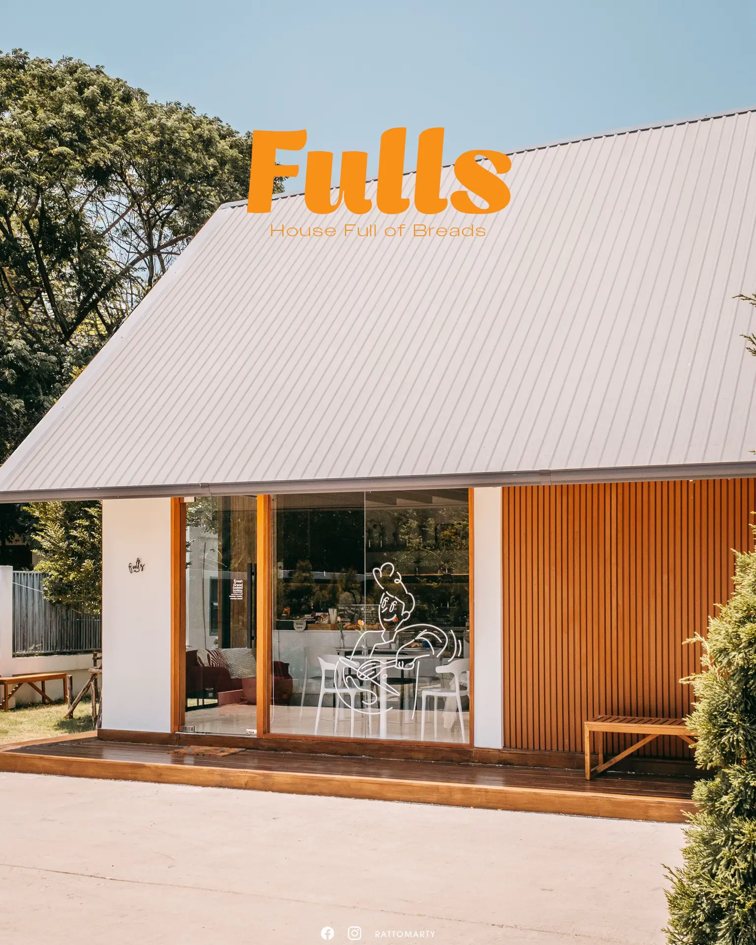 fulls คาเฟ่เล็กๆ น่ารัก ใกล้บึ | แกลเลอรีที่โพสต์โดย Rattomarty | Lemon8