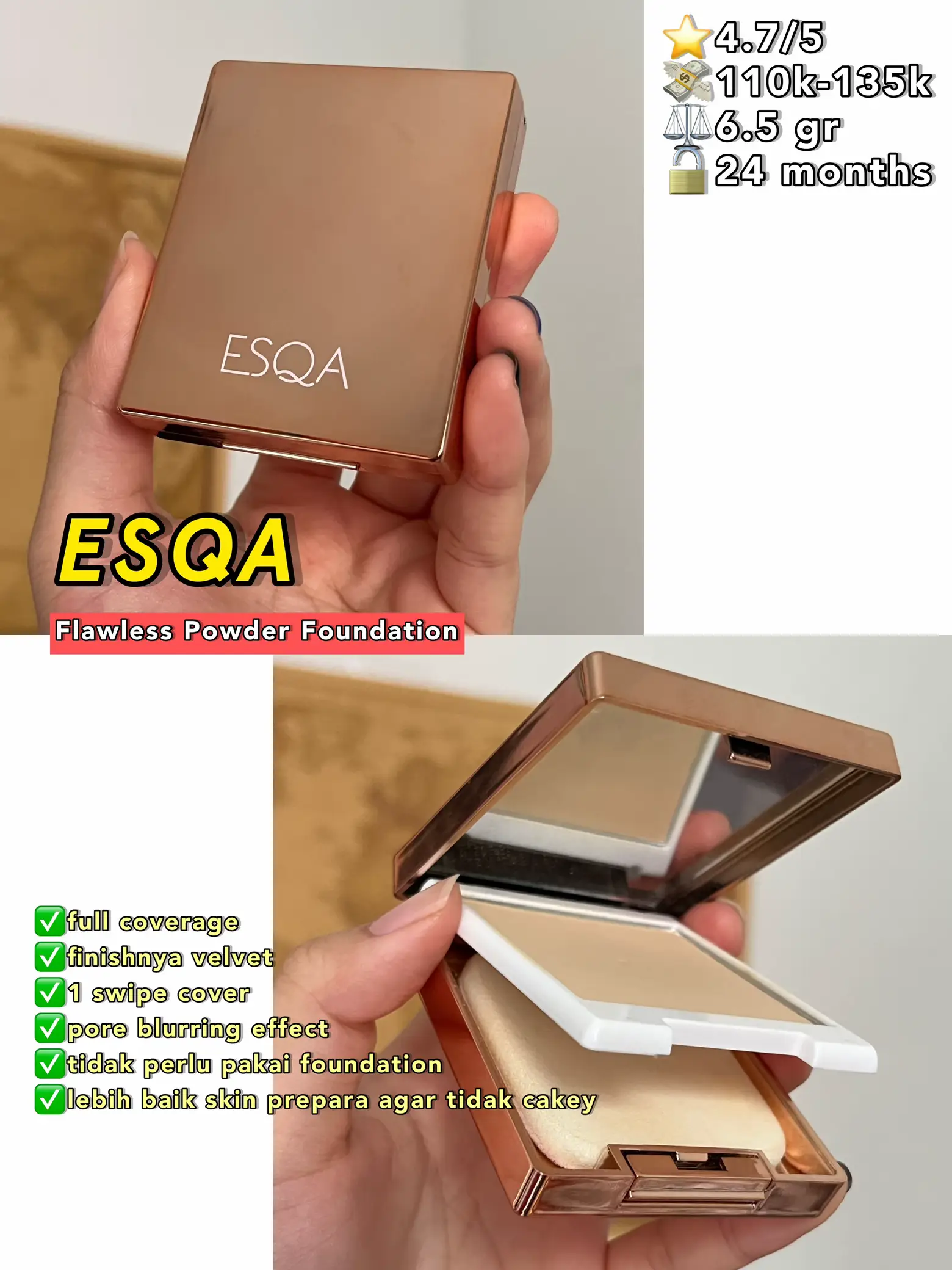 🙌OILY SKIN!! Ini Two Way Cake rekomen bgt🤩 | Galeri diposting oleh Metta Phan | Lemon8