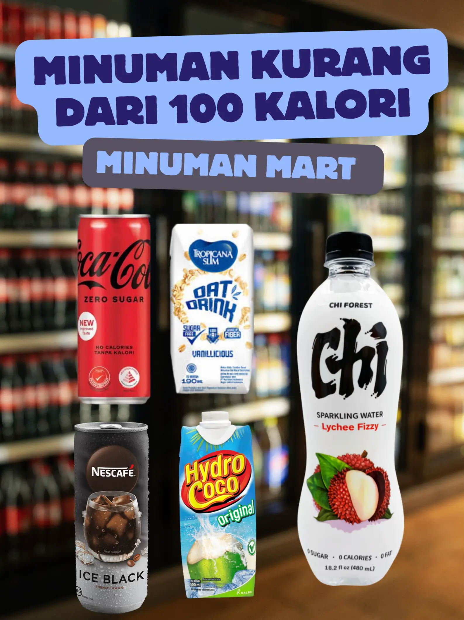 MINUMAN UNDER 100 KALORI 😆😆 | Galeri diposting oleh Sherwij | Lemon8