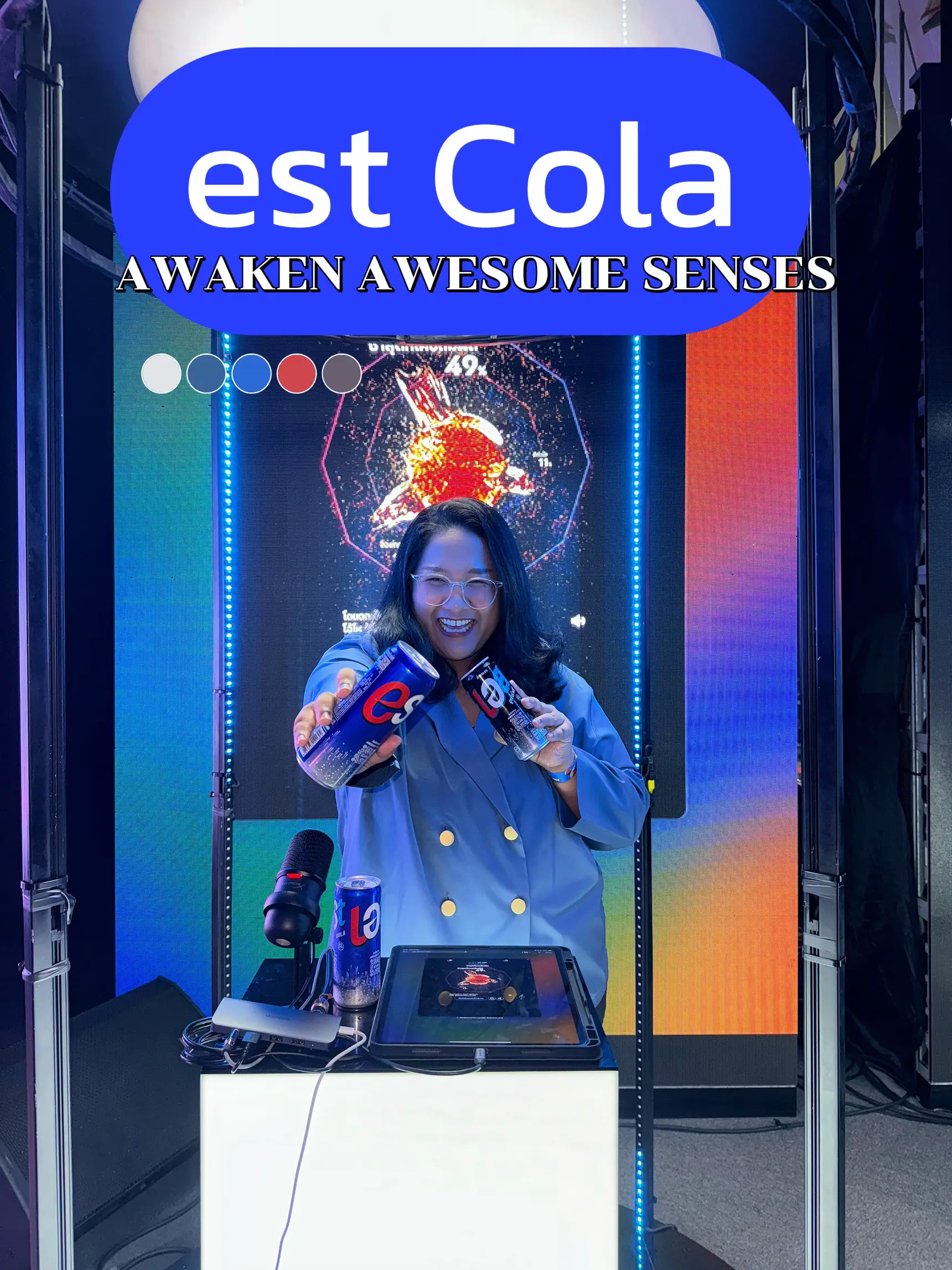 💙เปิดมิติใหม่กับงาน est Cola AWAKEN AWESOME SENSES 💙 | แกลเลอรีที่โพสต์ ...