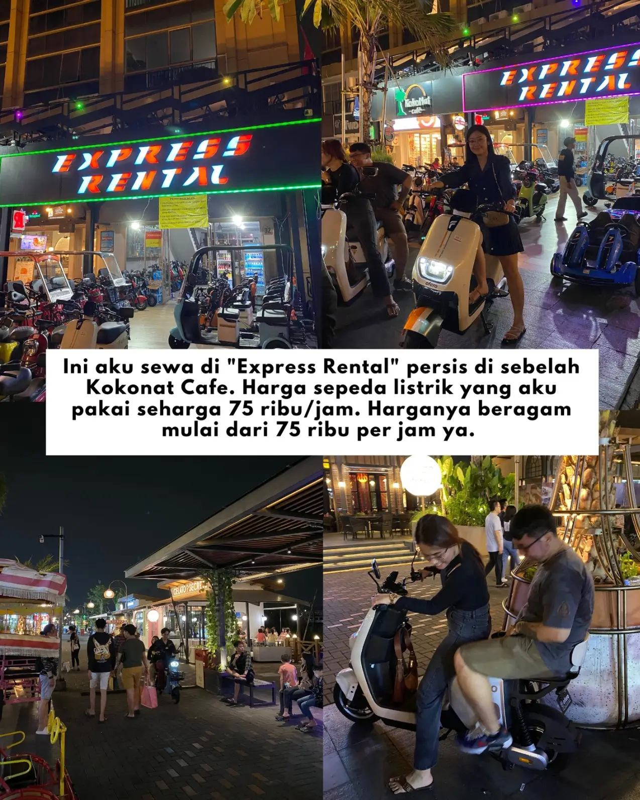 Main Sepeda Listrik di PIK 2 😍🚴🏻‍♀️ | Galeri diposting oleh Yohana Djong | Lemon8