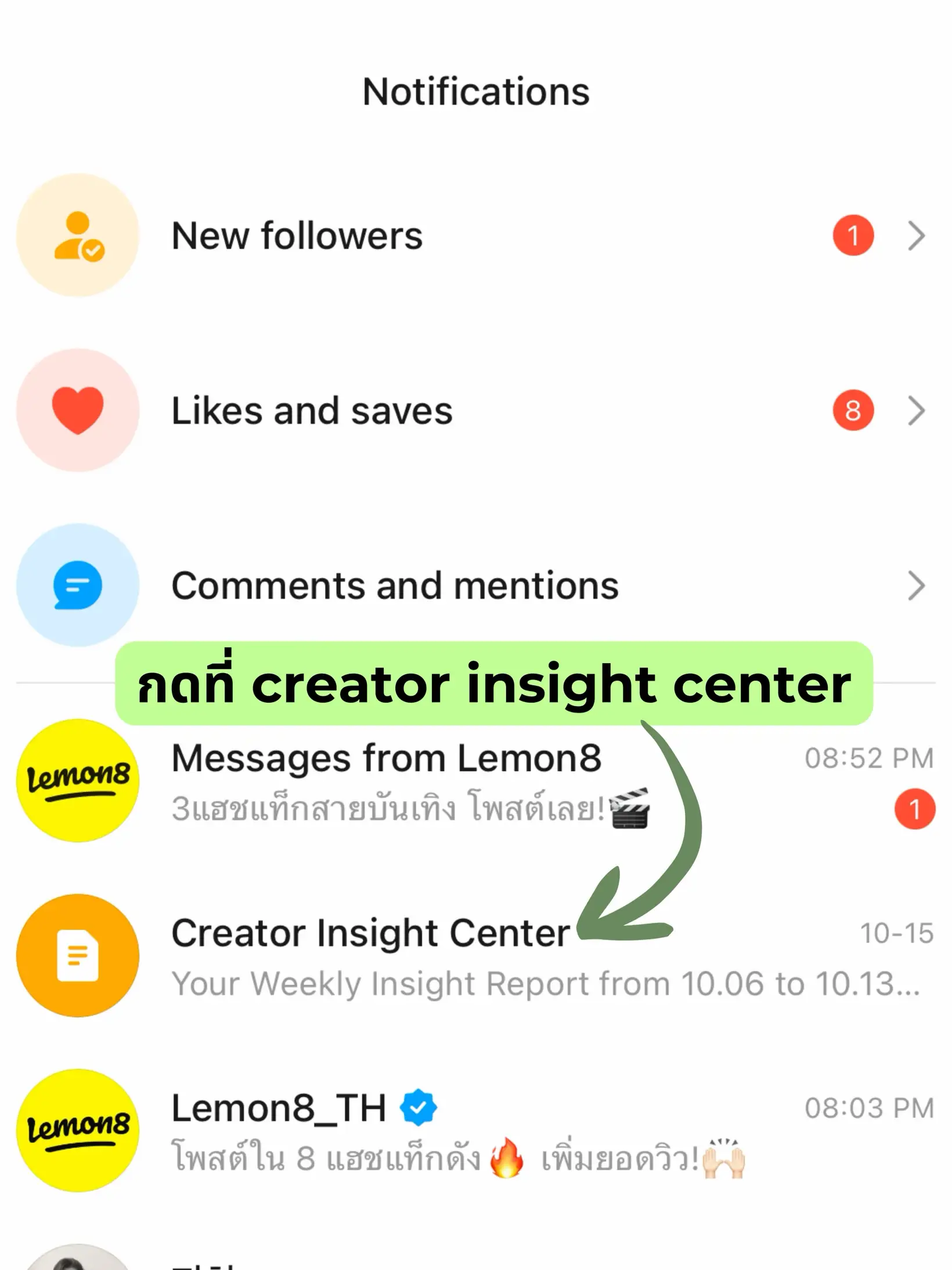 วิธีเช็คข้อมูลเชิงลึก lemon8🍋 | แกลเลอรีที่โพสต์โดย แป้งมารีวิว | Lemon8