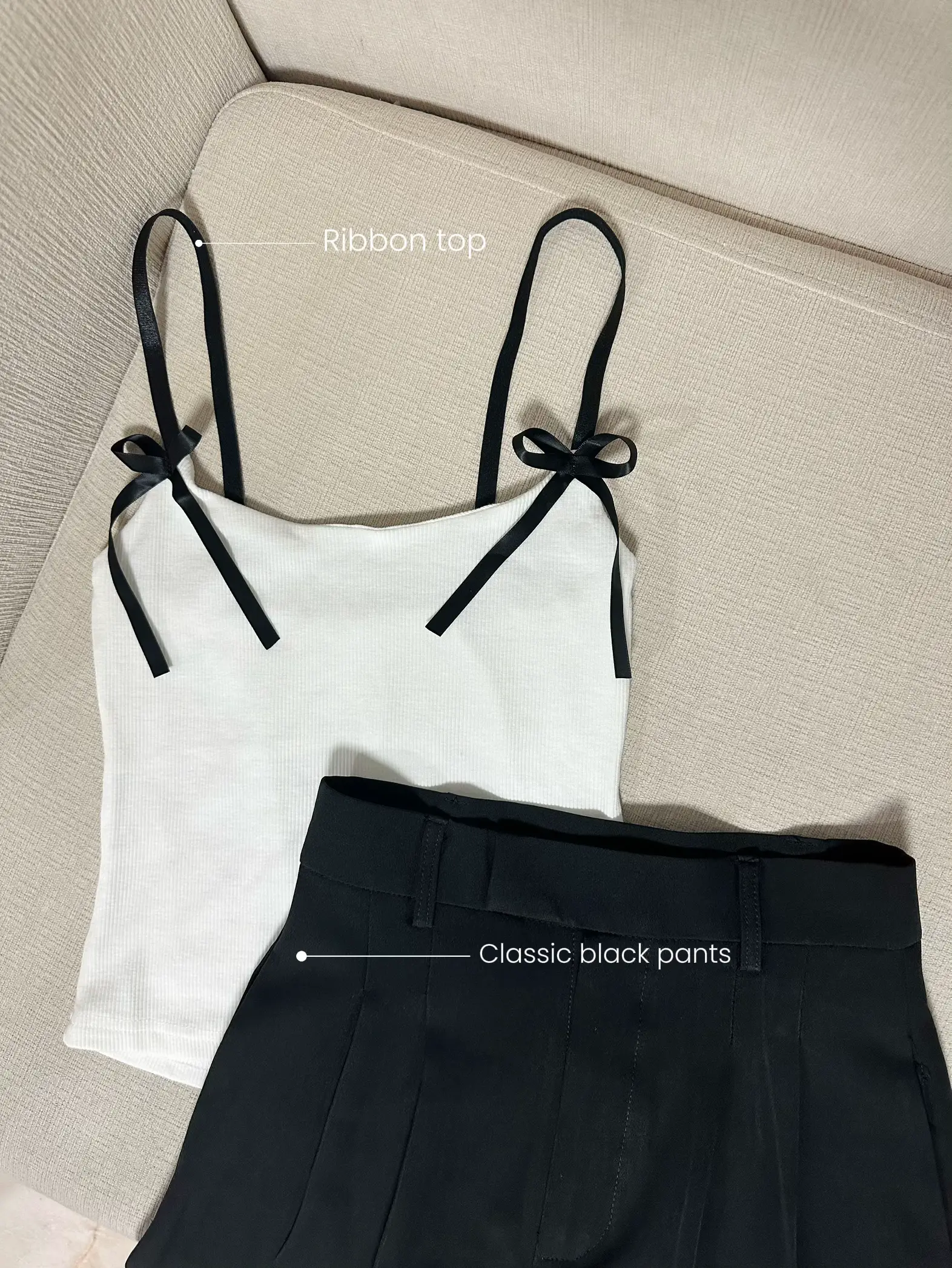 OOTD : Classic wardrobe must have 🖤 | แกลเลอรีที่โพสต์โดย MYFEMI | Lemon8