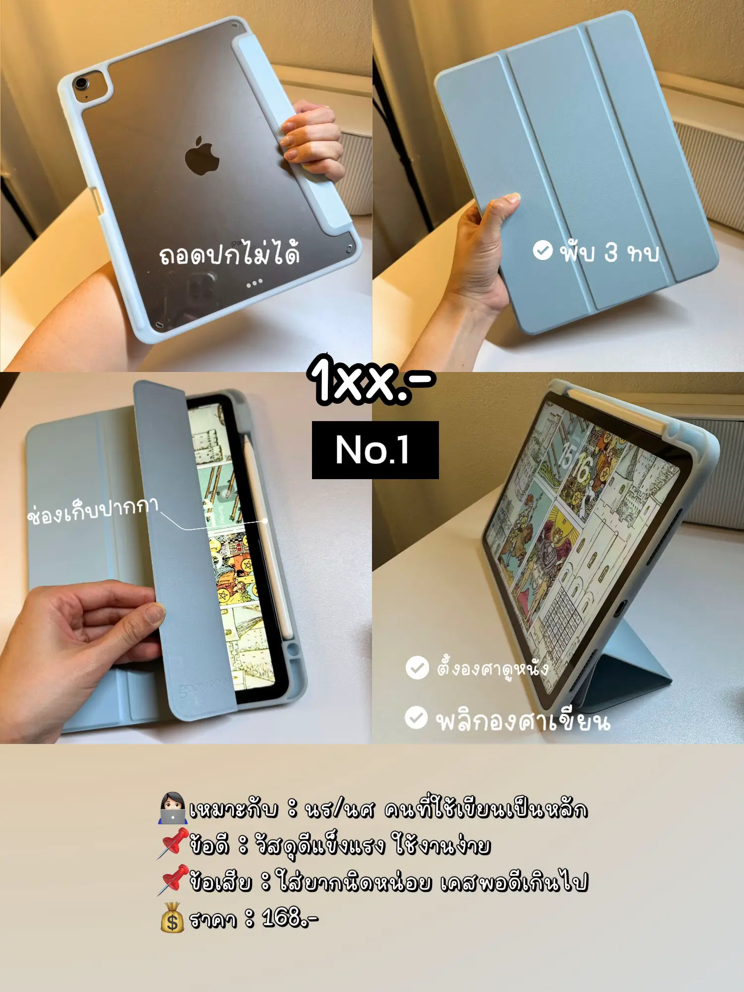 รีวิวเคส ipad ทั้งหมดที่มี! | แกลเลอรีที่โพสต์โดย ปูเป้ | Lemon8