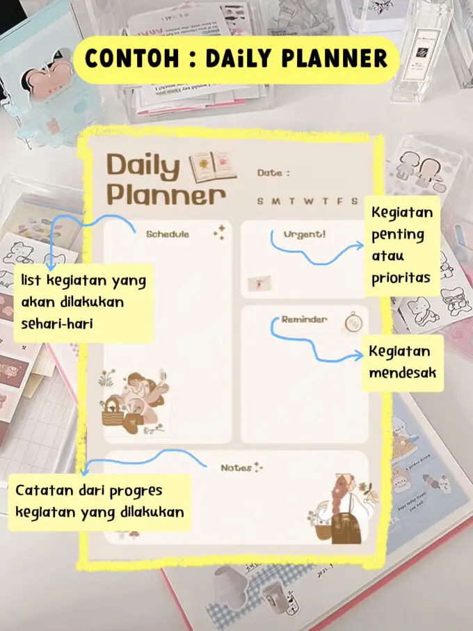 Pemula wajib tahu ‼️ makin produktif dengan planner | Galeri diposting ...