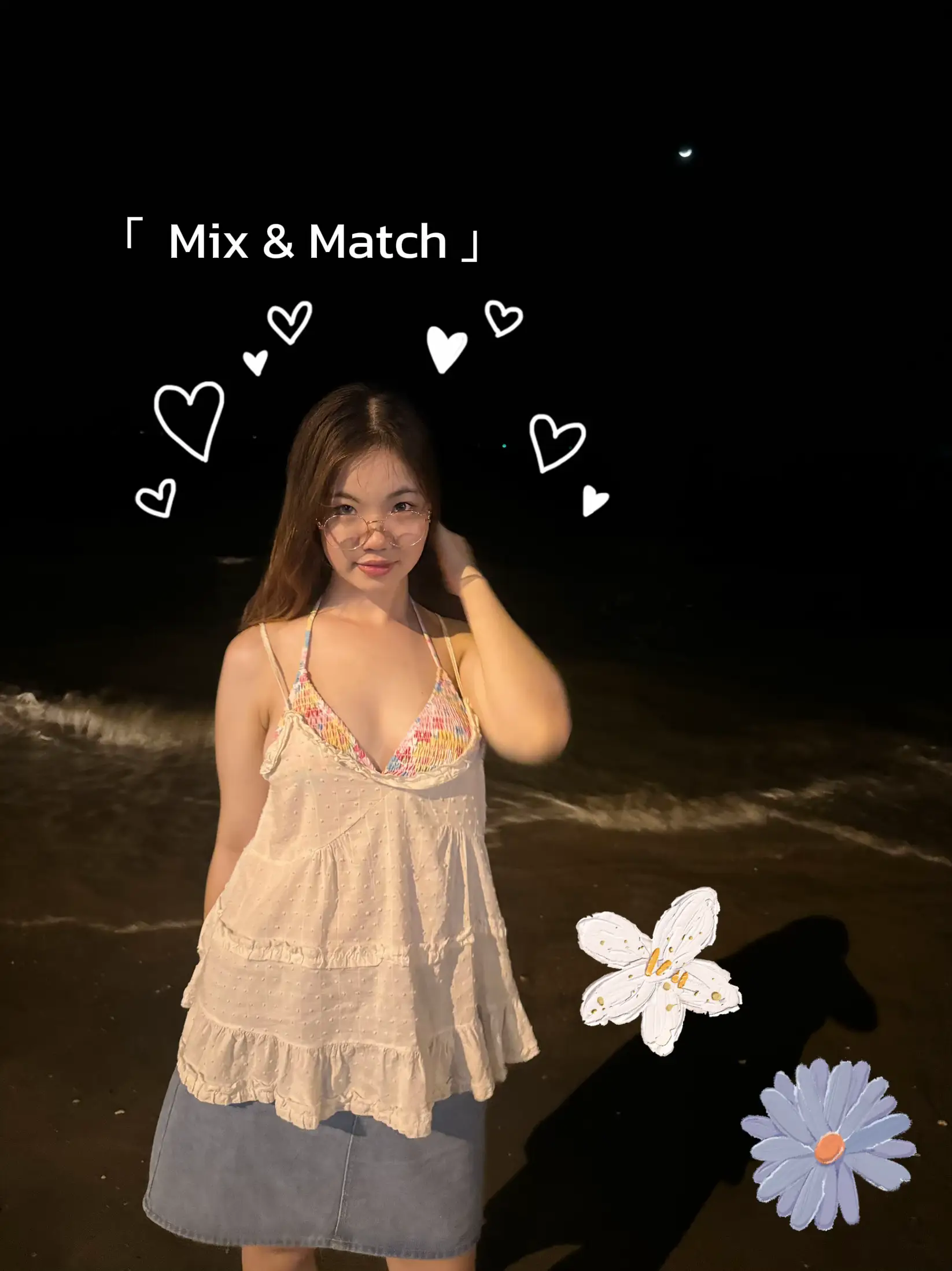 ใส่ชุดว่ายน้ำ ฉบับสาวขี้อาย | แกลเลอรีที่โพสต์โดย Baii_moni | Lemon8