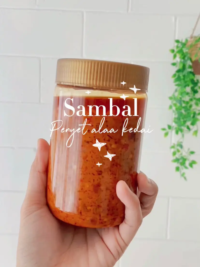 SAMBAL PENYET HOMEMADE SEDAP 🌶️ | Video diterbitkan oleh @myhauslah | Lemon8