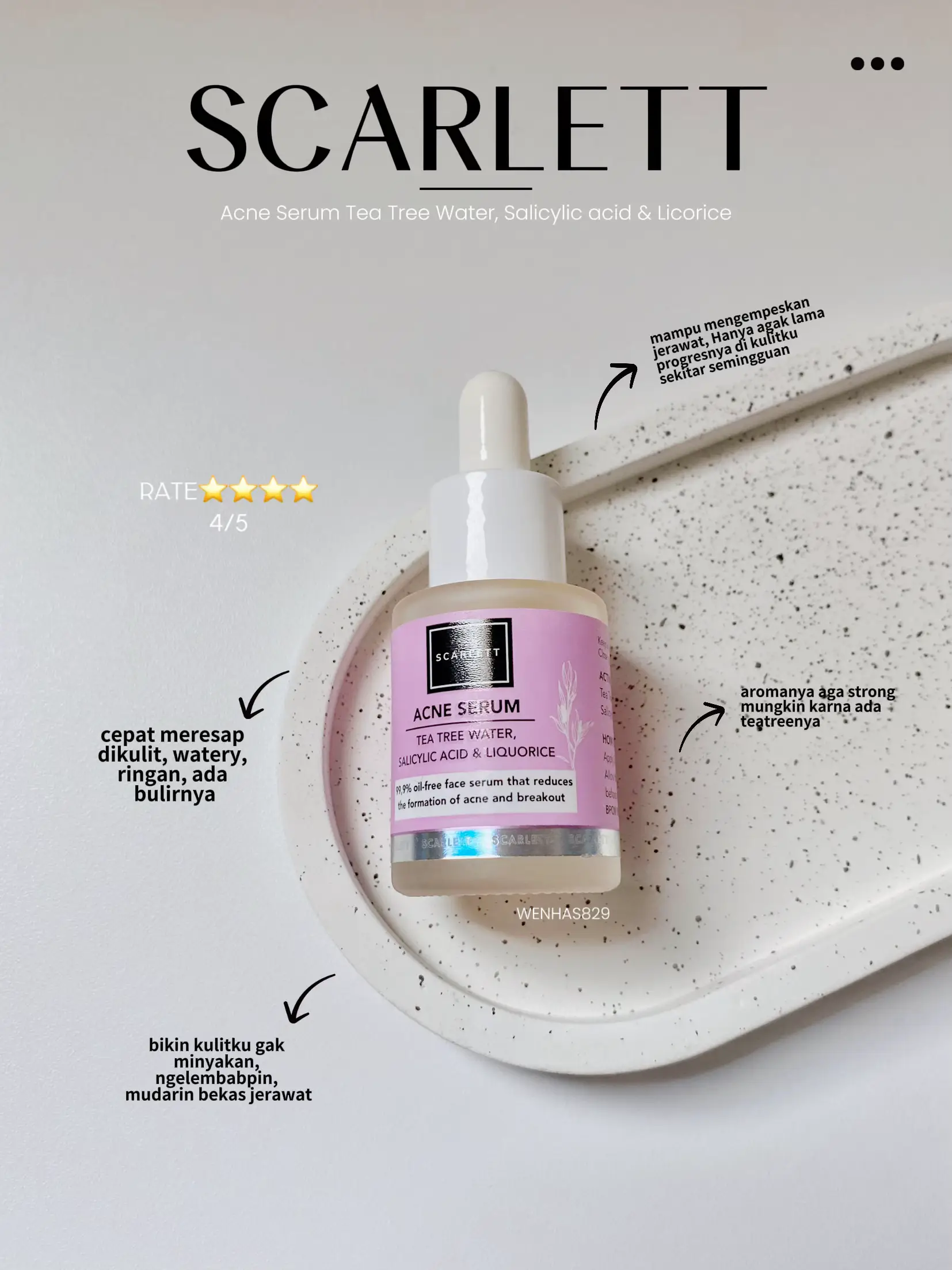 Serum Untuk menghilangkan Jerawat & Bekas Jerawat | Galeri diposting oleh 𝑤𝑒𝑛ℎ𝑎𝑠♡🪿 | Lemon8