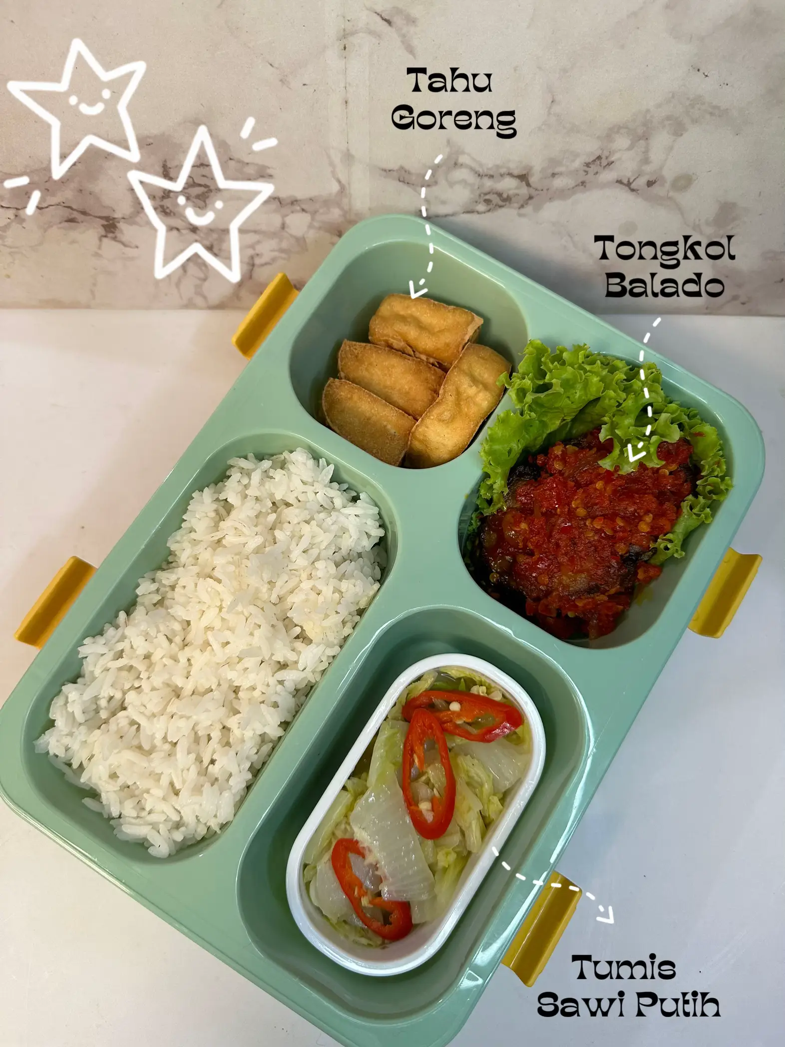 Isi Kotak Bekal Suami🫶 | Galeri diposting oleh Dea Ayu | Lemon8