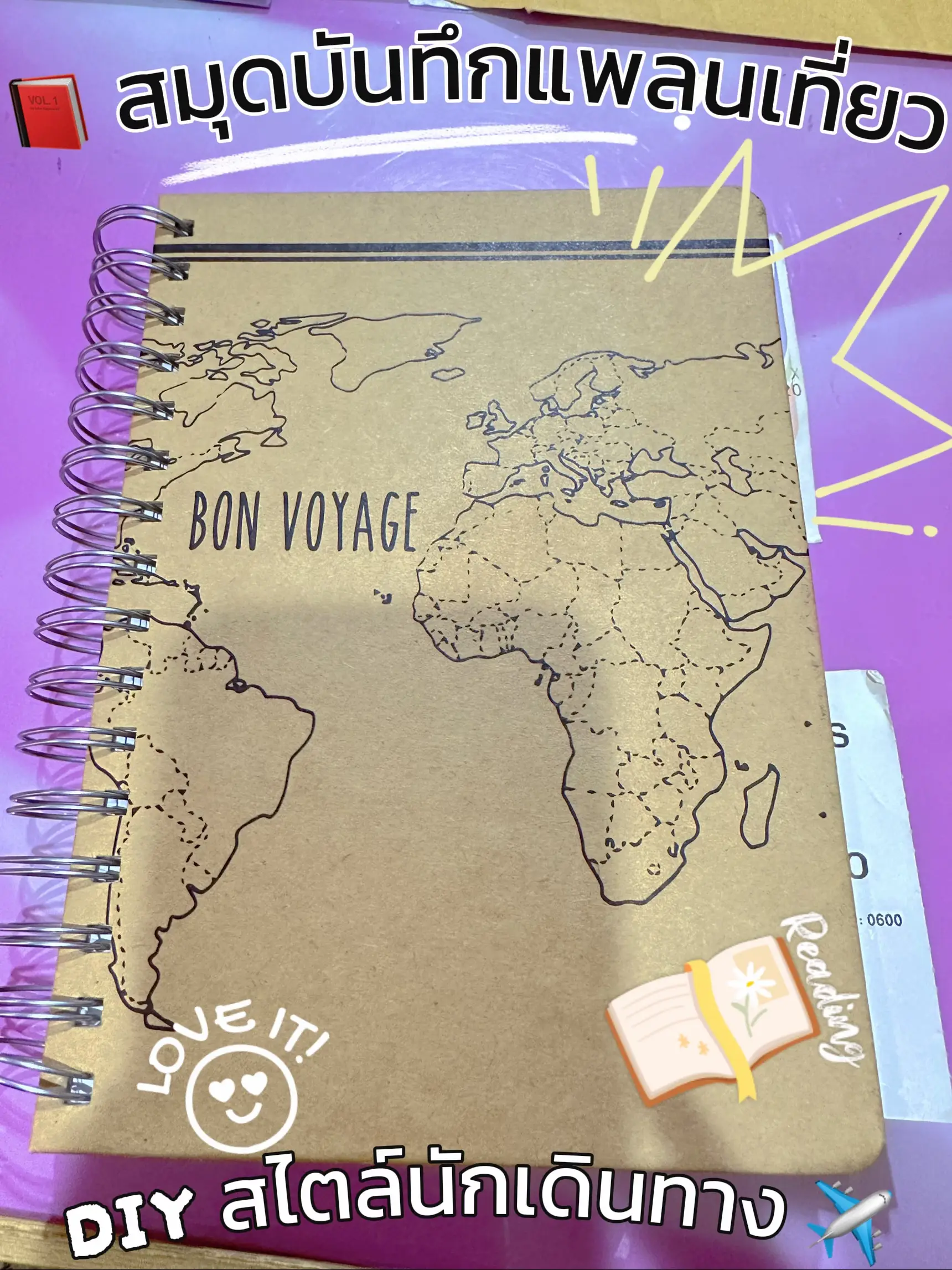 Travel Journal เก็บความทรงจำการเดินทาง พร้อมช่องใส่ภาพ | แกลเลอรีที่โพสต์โดย Radiant Nour | Lemon8