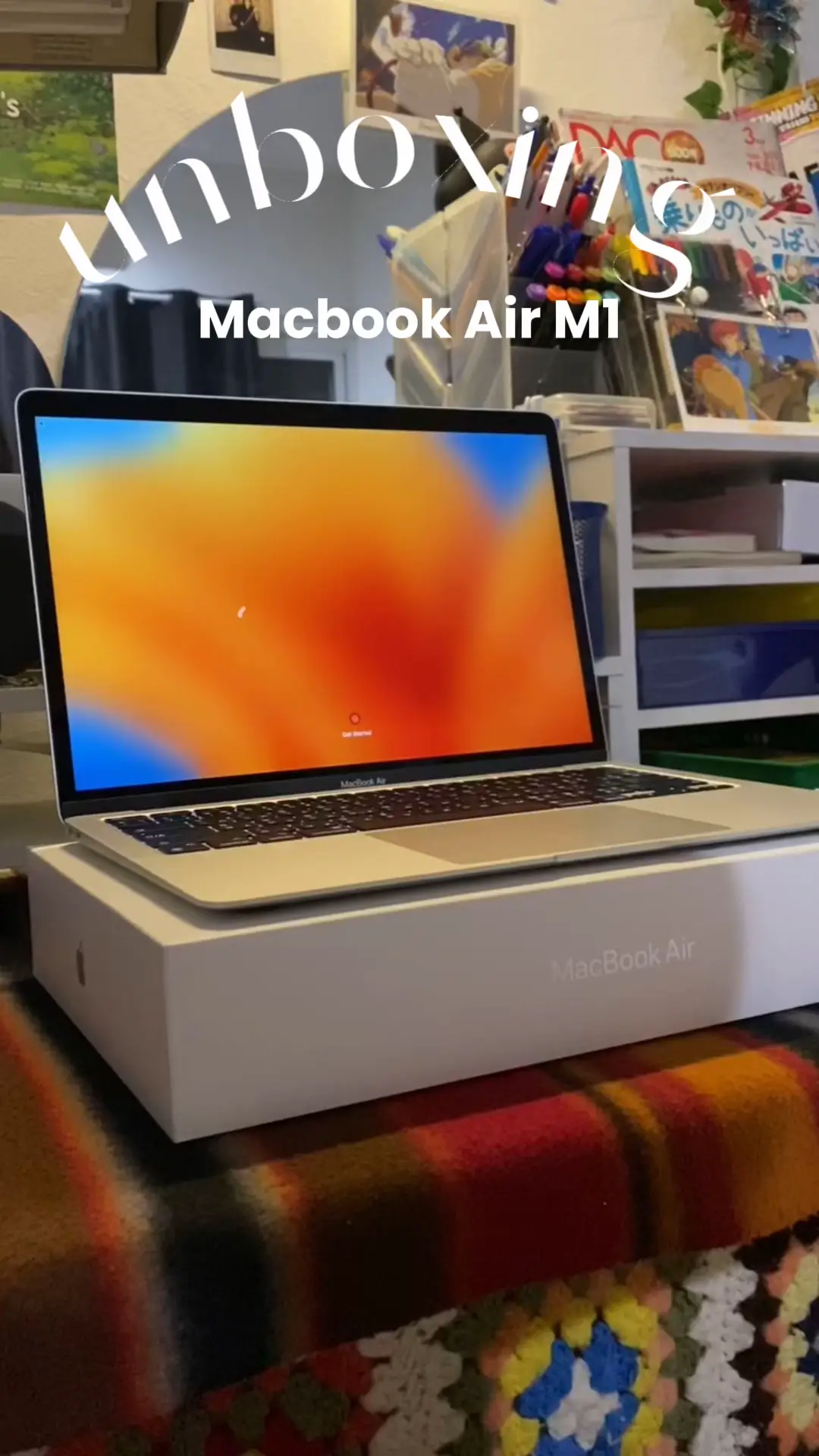 unboxing macbook air M1 ₊˙♡﹗˚ ༘ | วิดีโอที่เผยแพร่โดย บุญช่วย | Lemon8